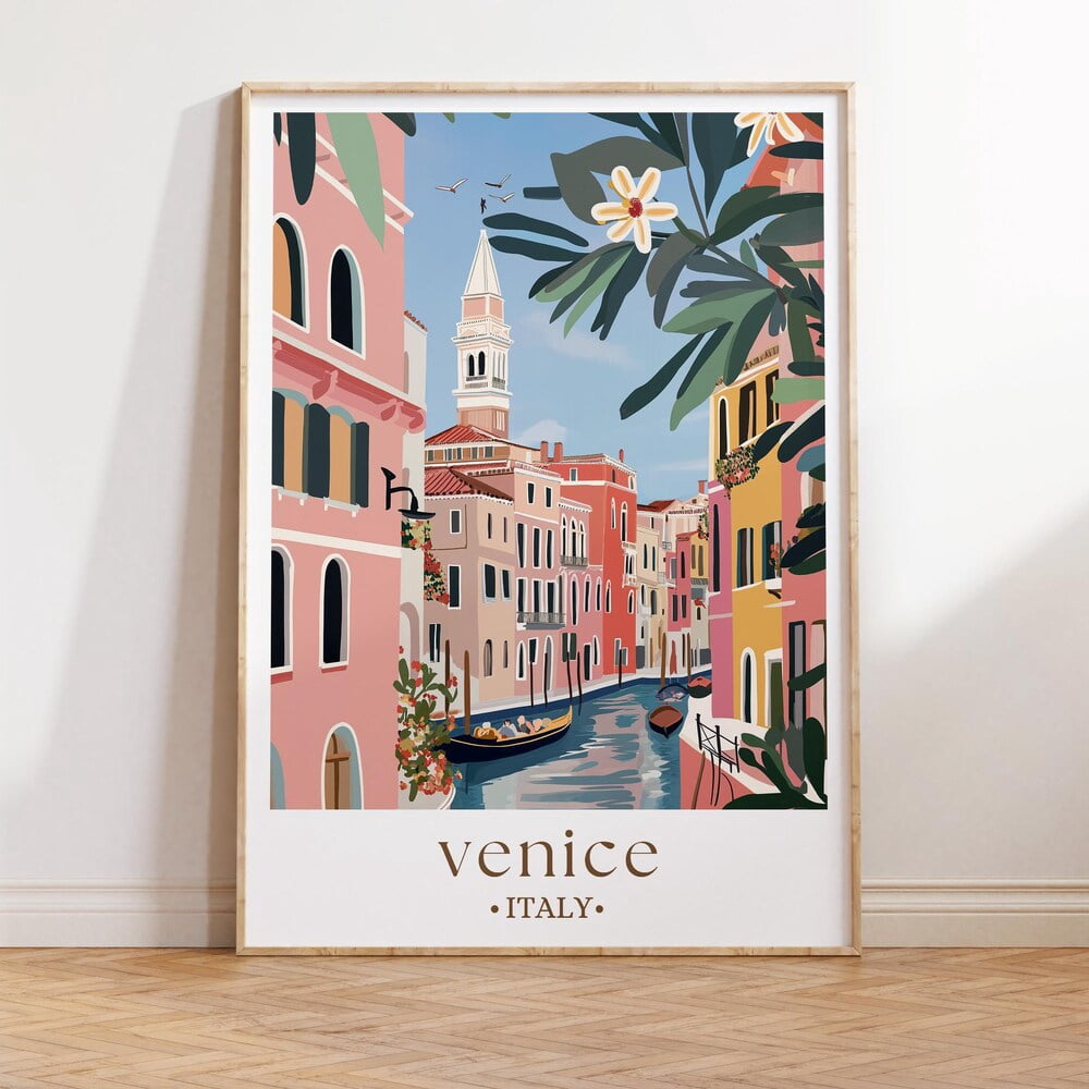 Kna Prints - 1 Pc Poster Venice Italy, Venice, Roma, Italy, Venice Art ...