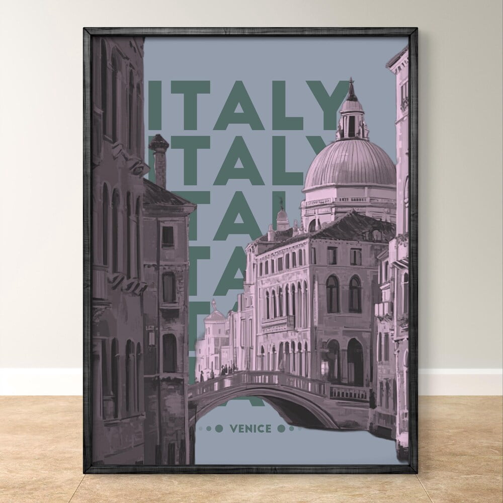 Kna Prints - 1 Pc Poster Venice Poster, Italy Travel Wall Art, Grand ...