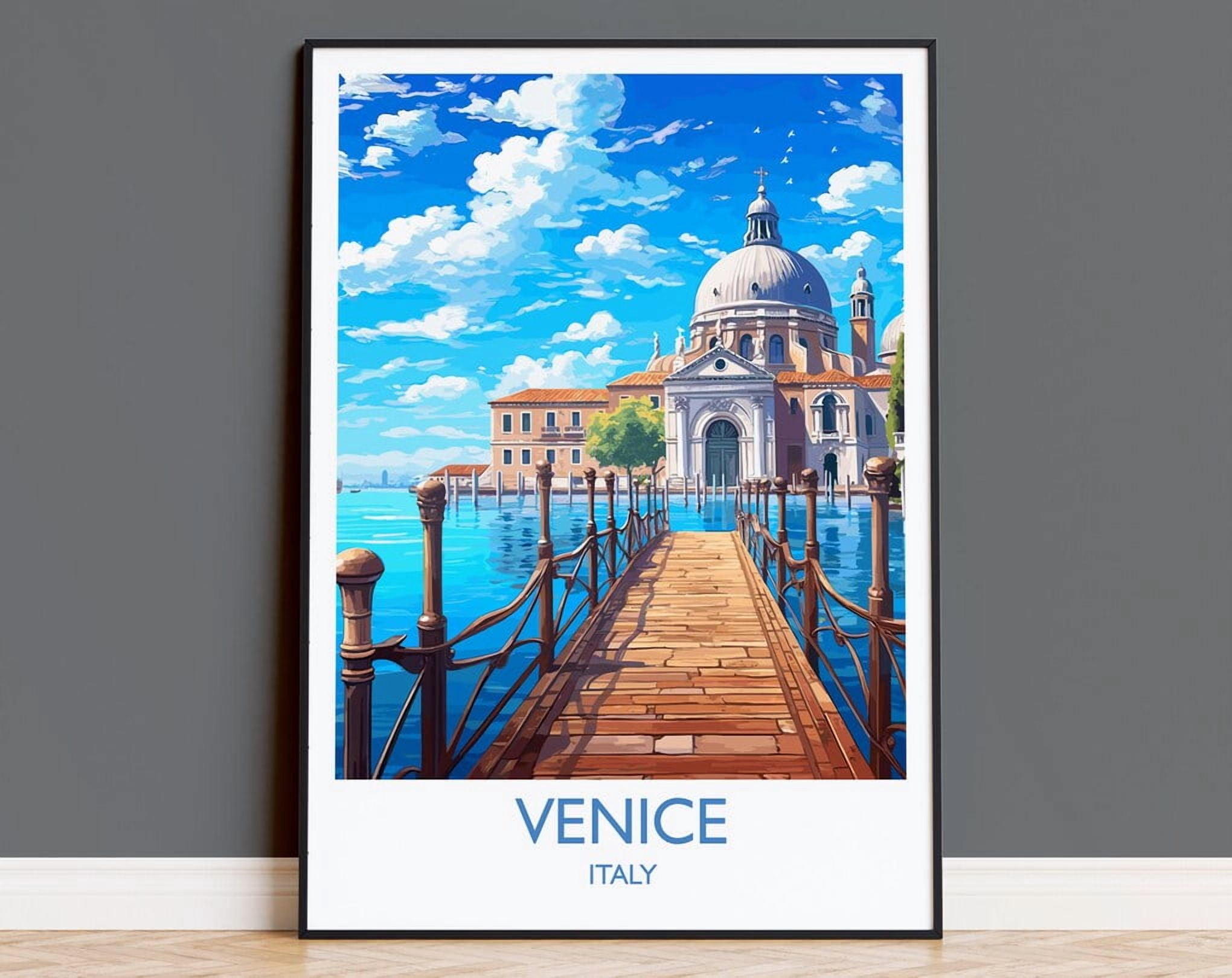Kna Prints - 1 Pc Poster Venice Travel Print, Travel Of Venice, Italy ...