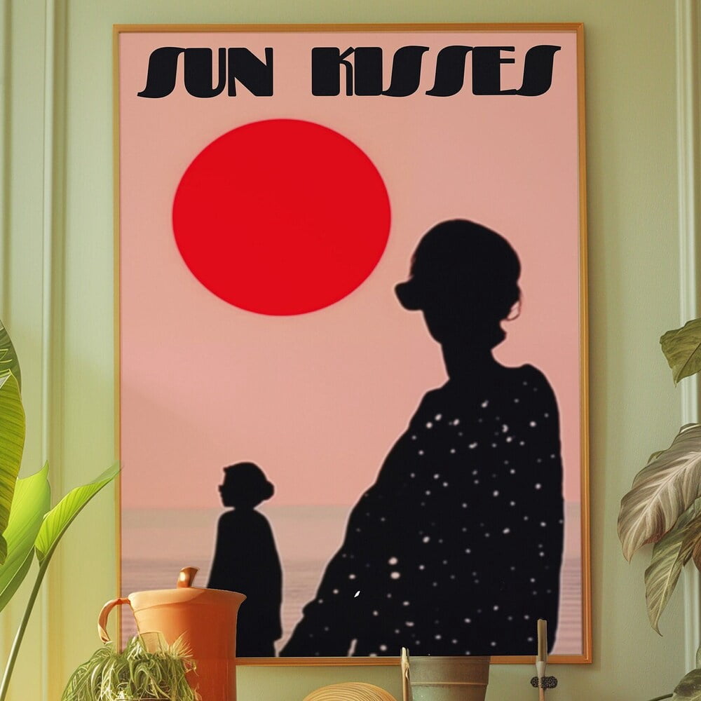 Kna Prints - 1 Pc Poster Verano Poster, 70S Poster, Orange Wall Art ...