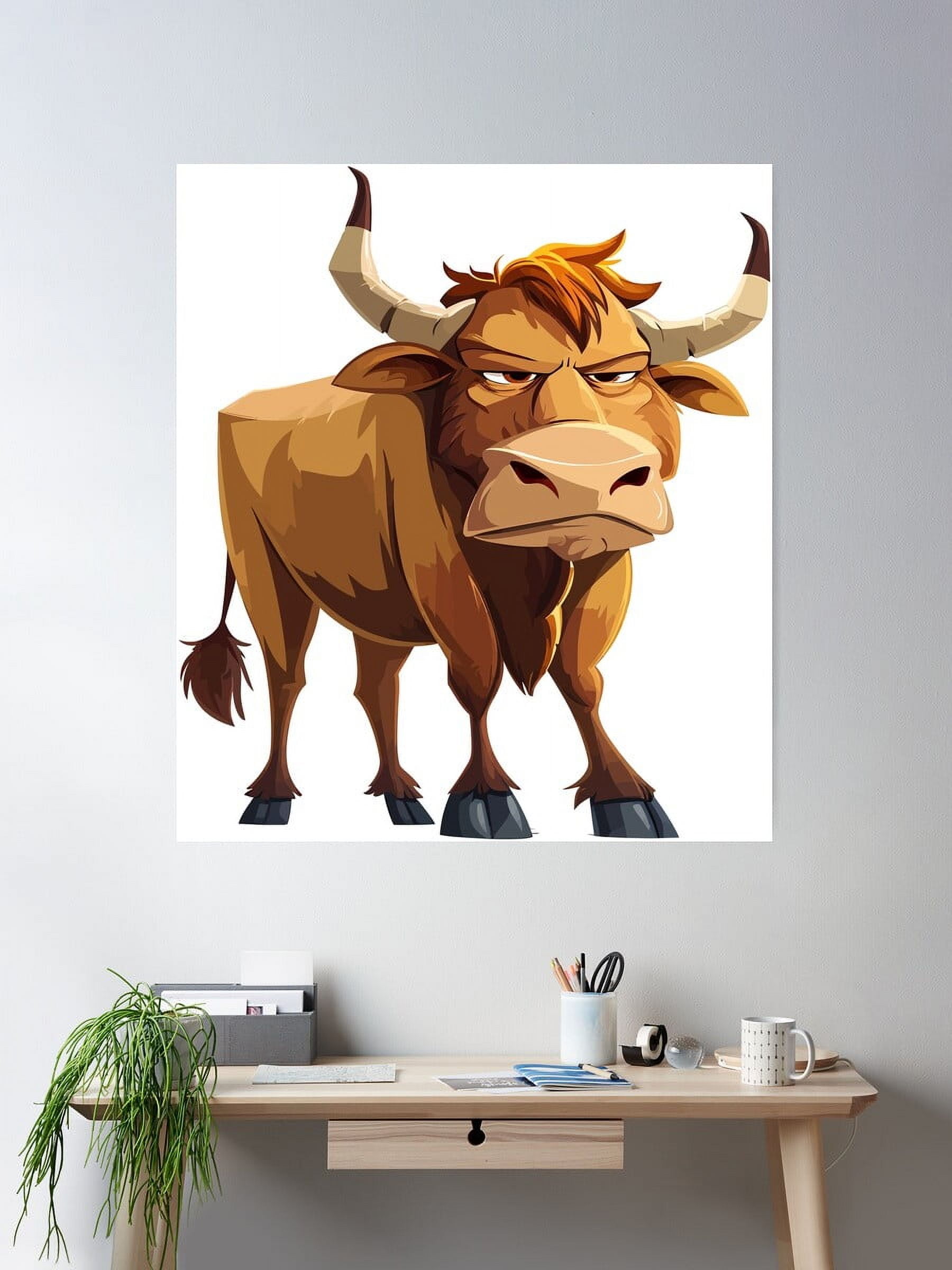 Kna Prints - 1 Pc Poster Very Happy Moody Animal, UNFRAMED-16x24 ...