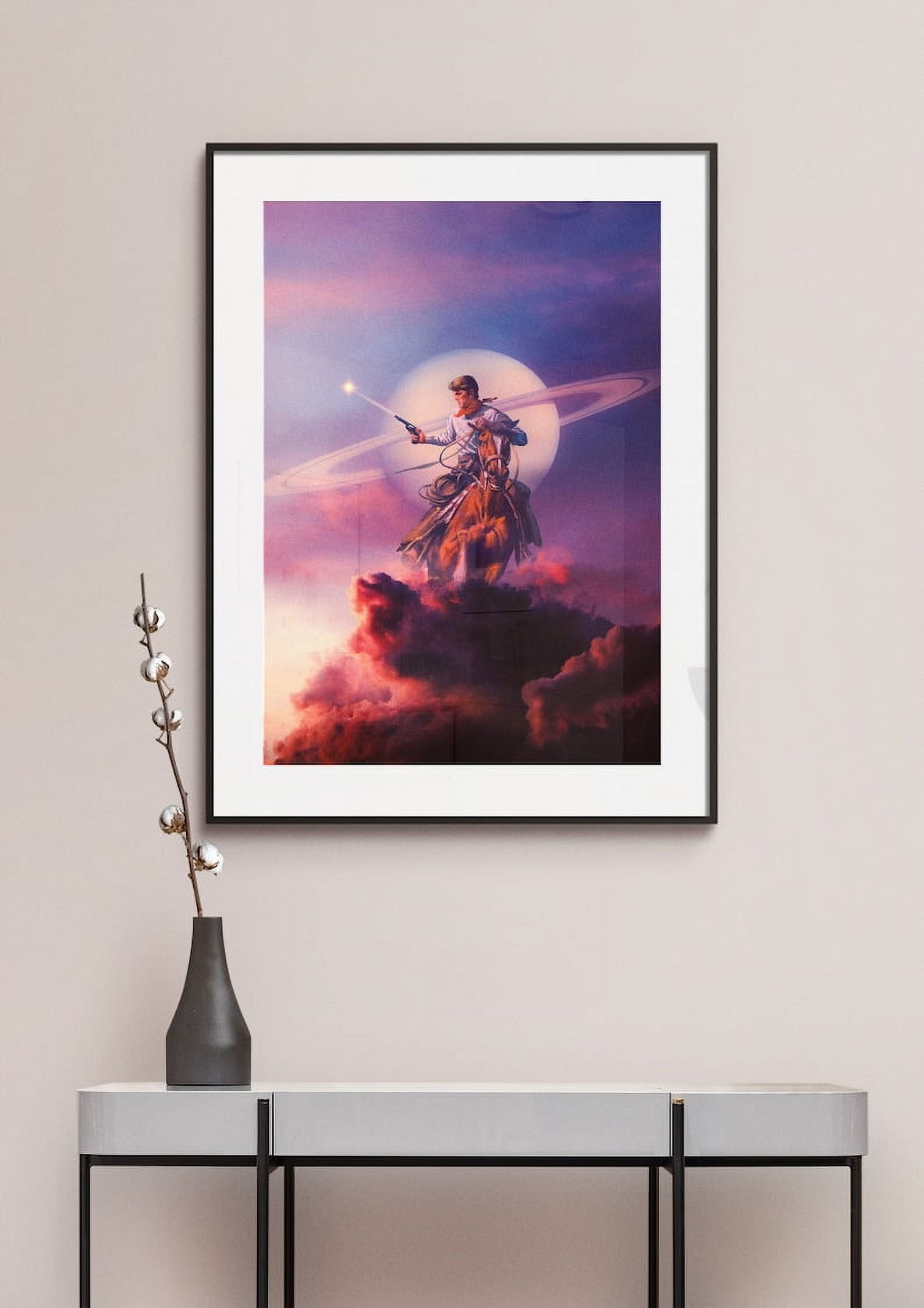 Kna Prints - 1 Pc Poster The Victor Cosmic Art Retro Futuristic Vintage Western Sci-Fi Collage ...