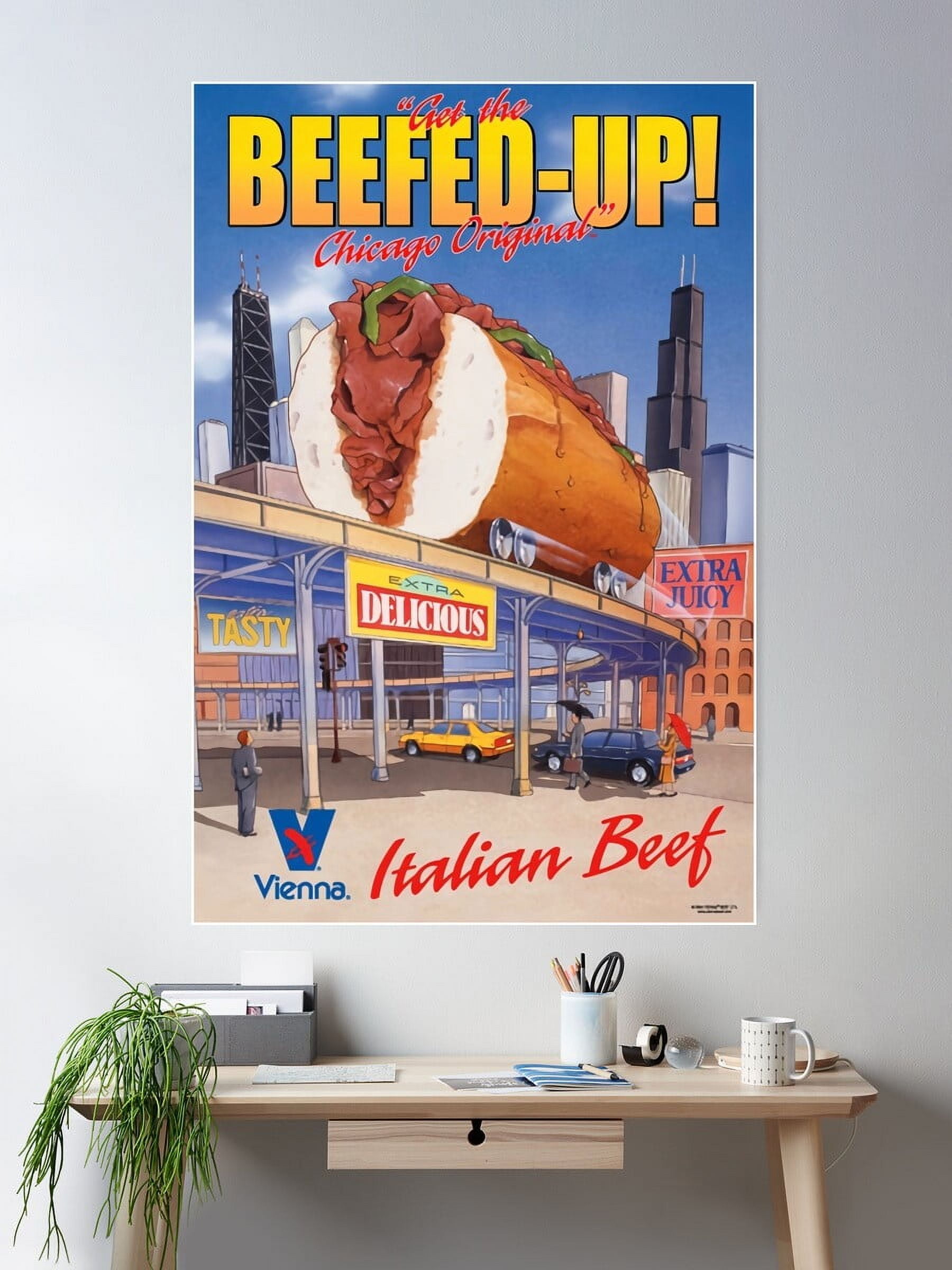 Kna Prints - 1 Pc Poster Vienna Beef Italian Beef, UNFRAMED-8x12 ...