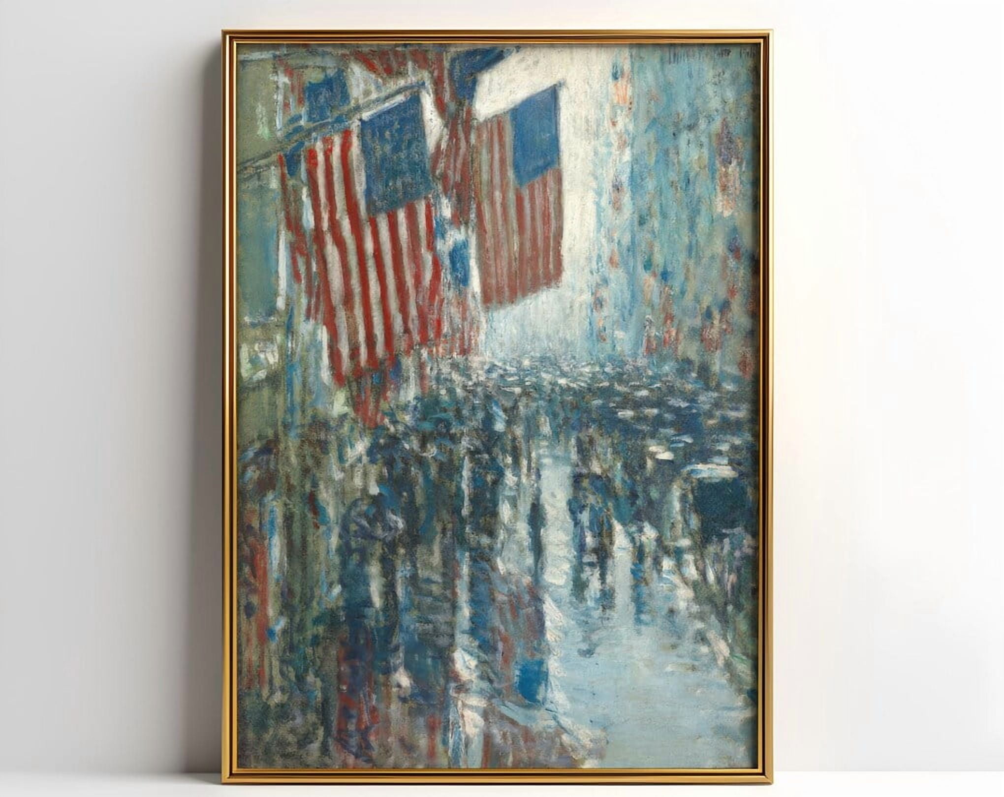 Kna Prints - 1 Pc Poster Vintage 4Th Of July Print, American Flag ...