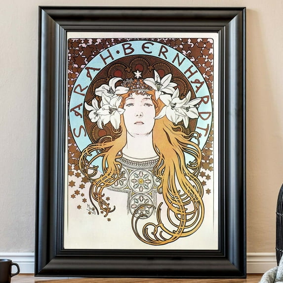 Kna Prints - 1 Pc Poster Vintage Alphonse Mucha Art Print, Sarah ...