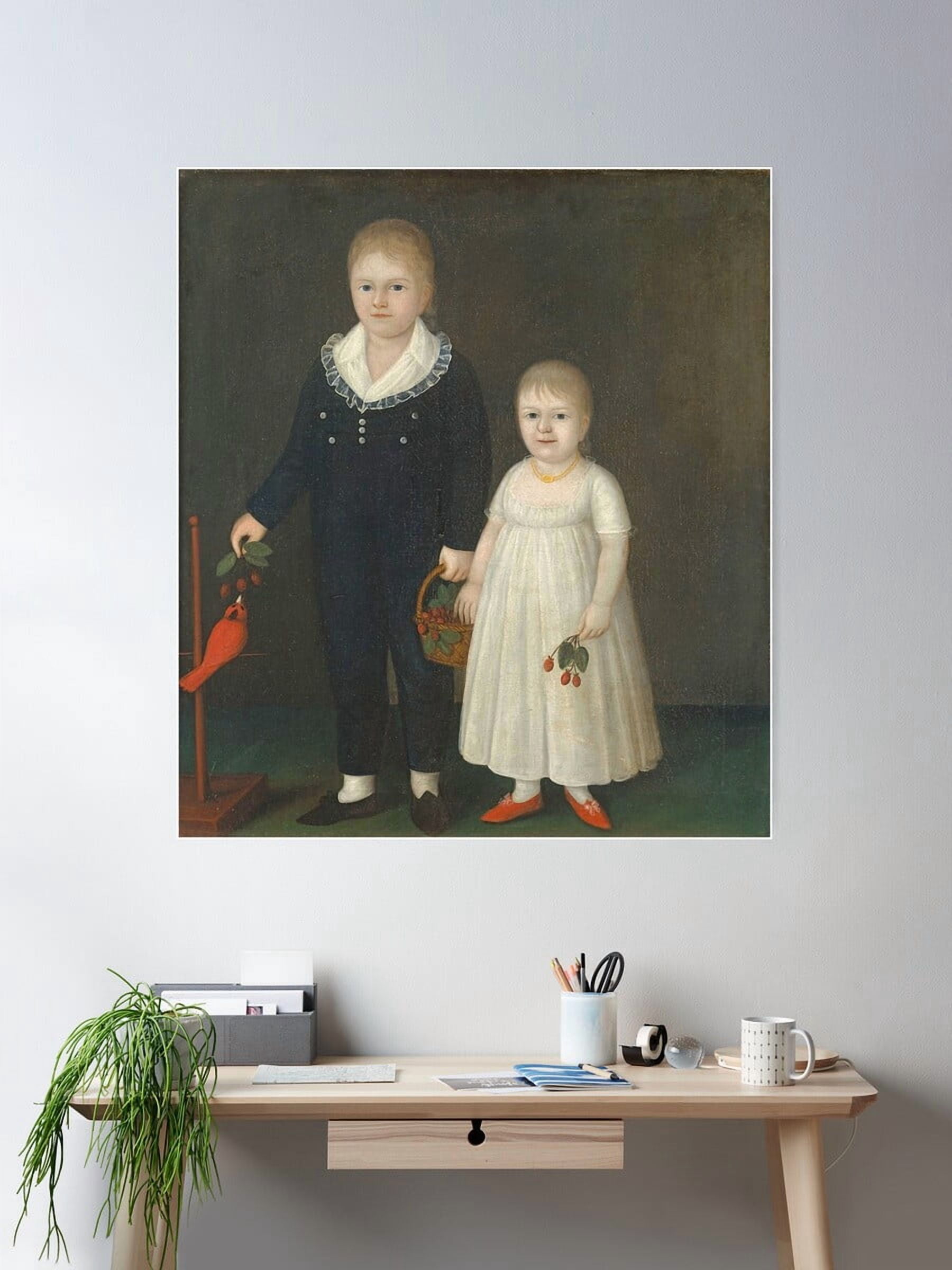 Kna Prints - 1 Pc Poster Vintage Antique Portrait Of Two Strange ...