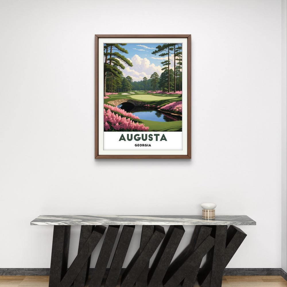 Kna Prints - 1 Pc Poster Vintage Augusta Golf Course Poster – Iconic ...
