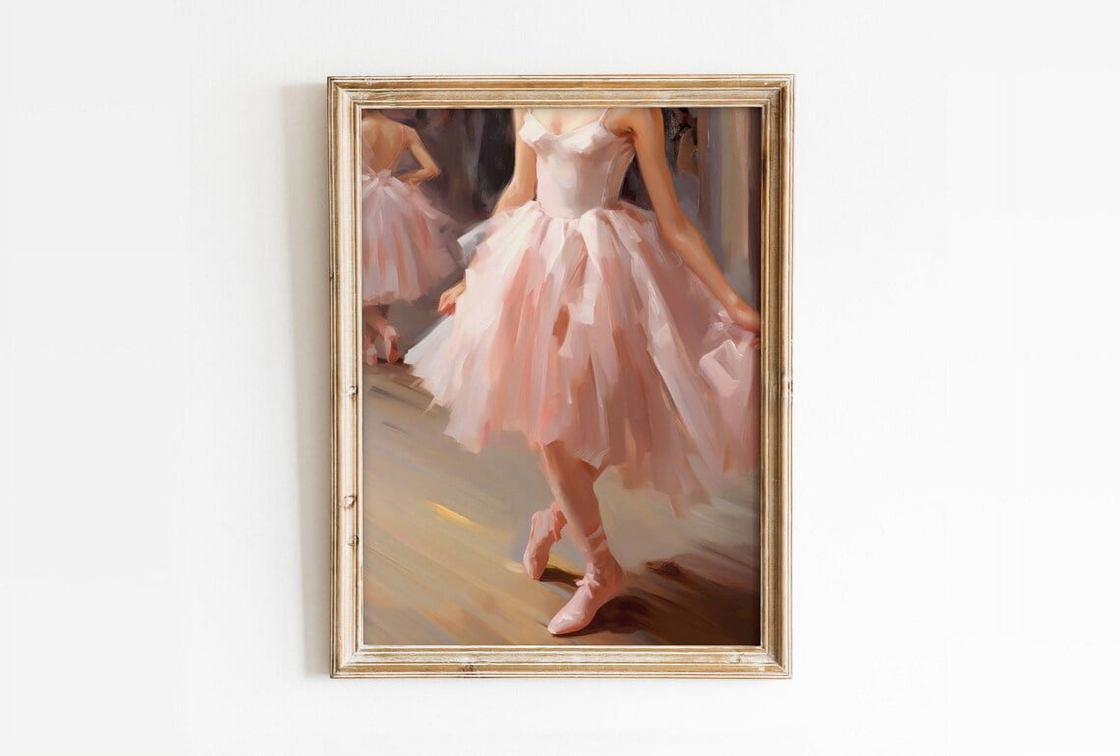 Kna Prints - 1 Pc Poster Vintage Ballerina Dress Wall Art, Preppy ...