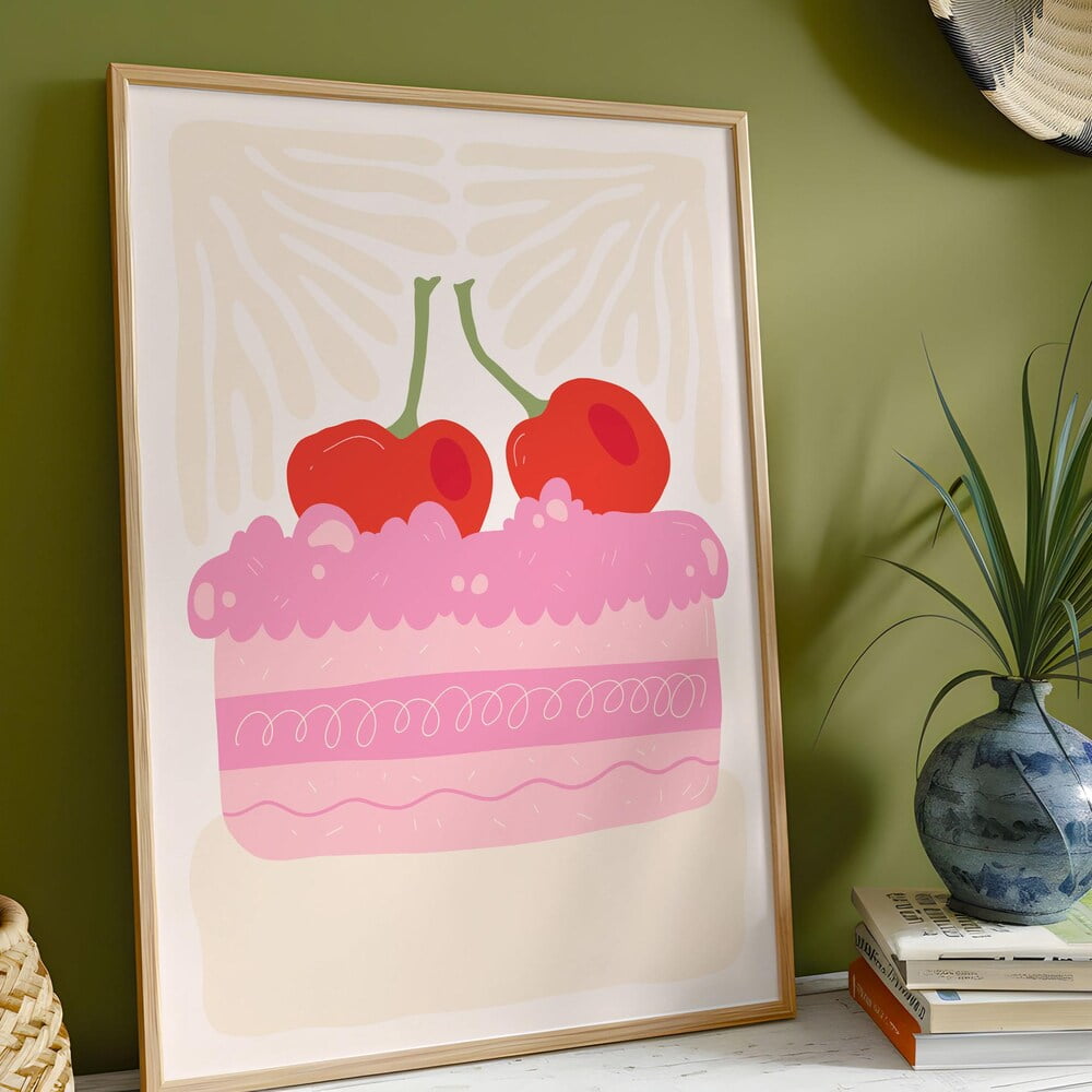 Kna Prints - 1 Pc Poster Vintage Cherry Pie Poster: D Wall Art ...