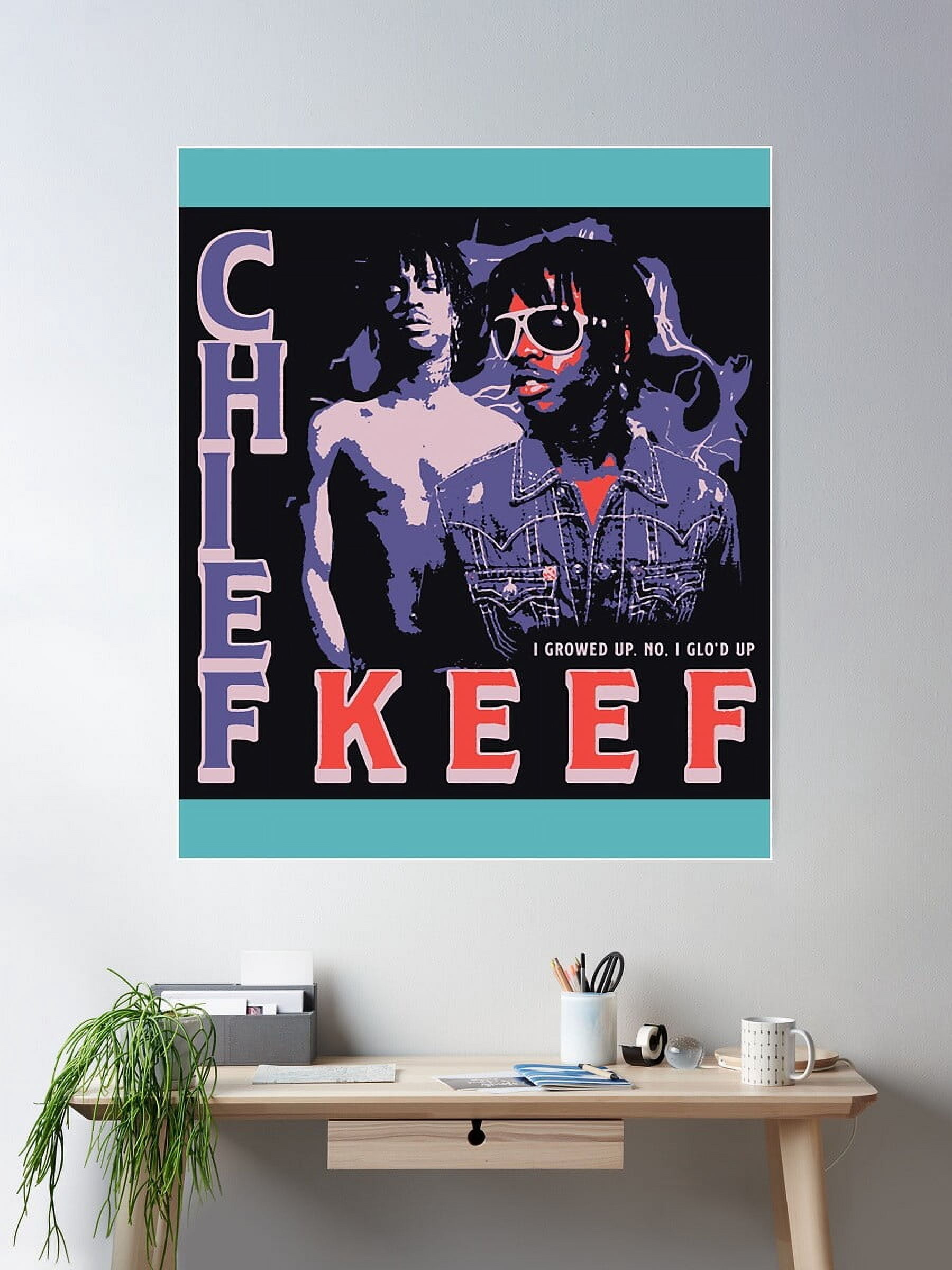 Kna Prints - 1 Pc Poster Vintage Chief Keef Tee Shirt Classic, UNFRAMED ...