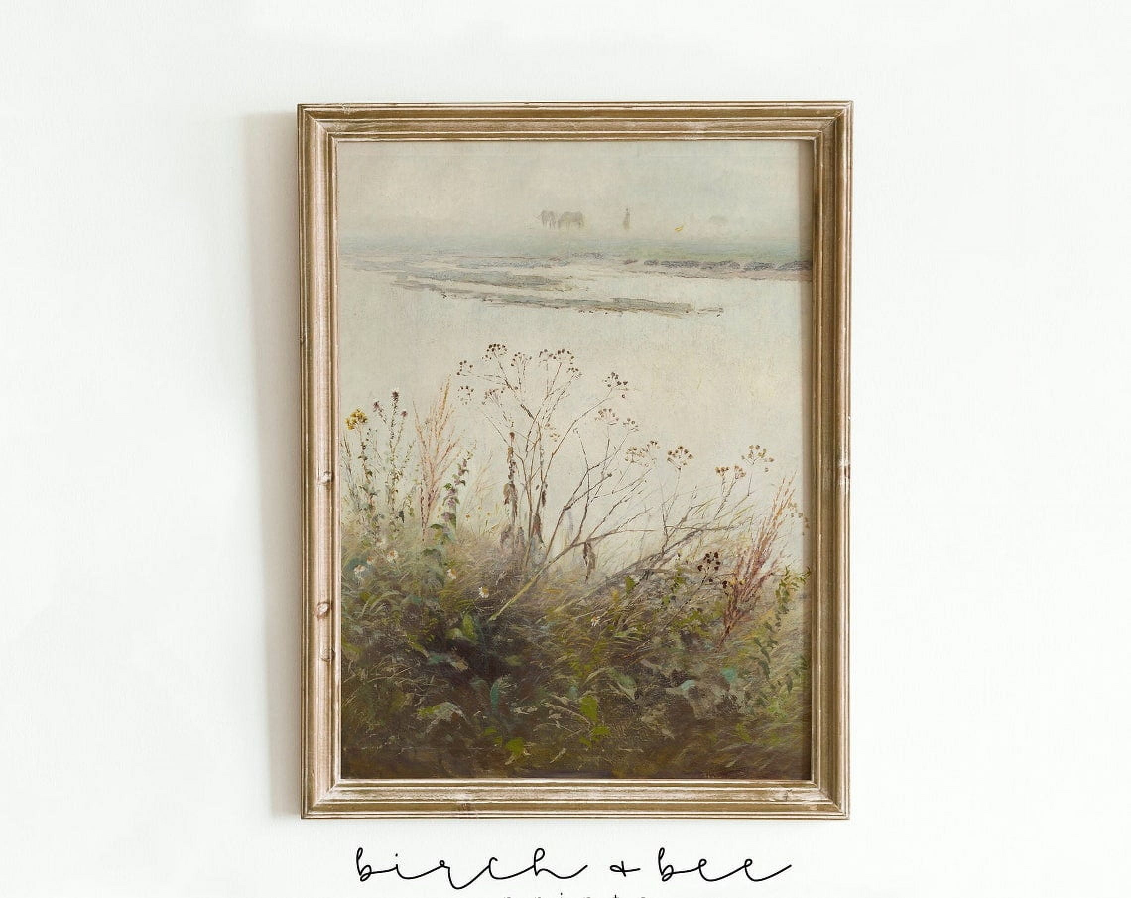 Kna Prints - 1 Pc Poster Vintage Fall Landscape Print, Fall Wall Art ...