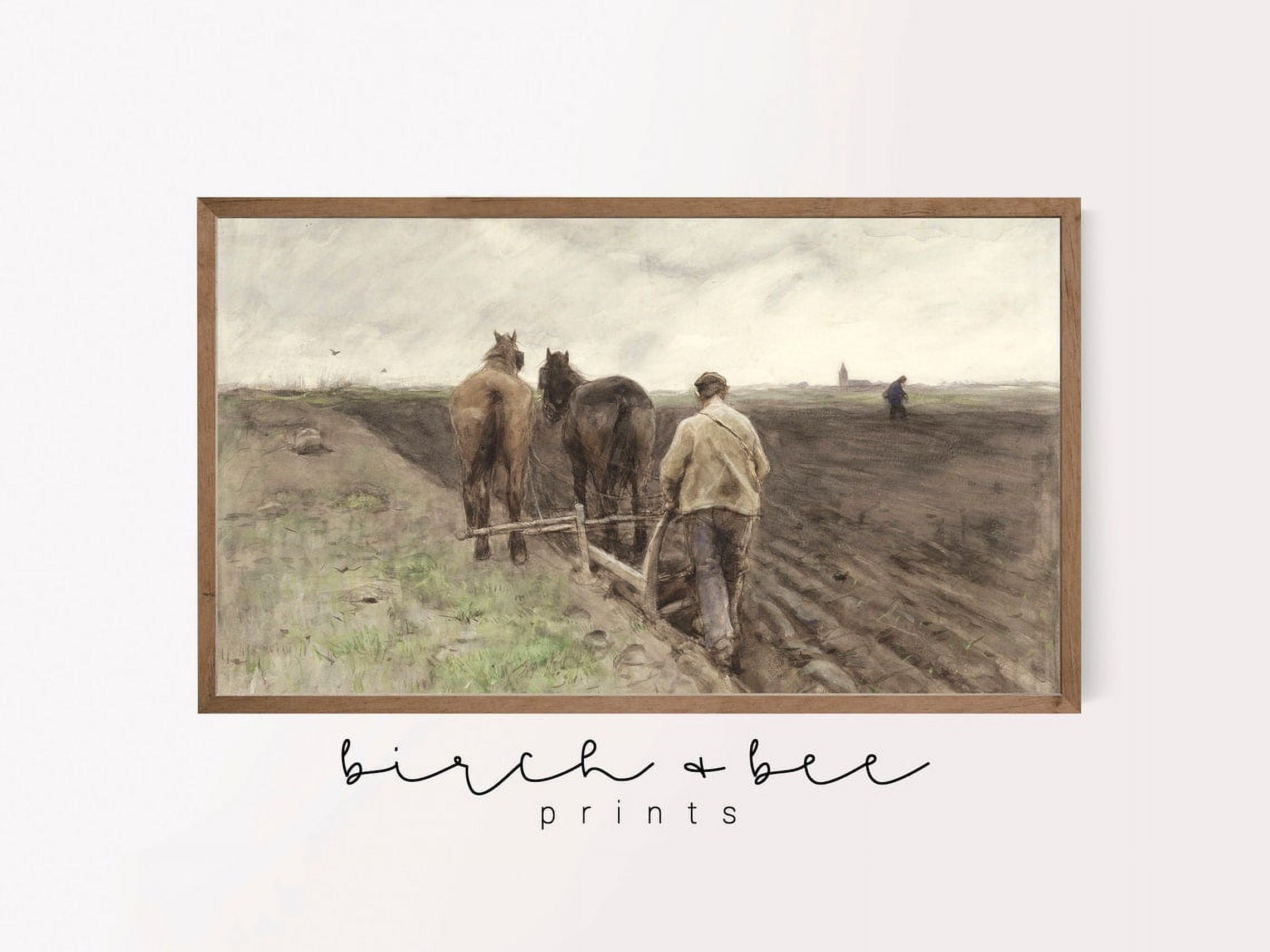 Kna Prints - 1 Pc Poster Vintage Homesteading Art Samsg Frame Tv ...