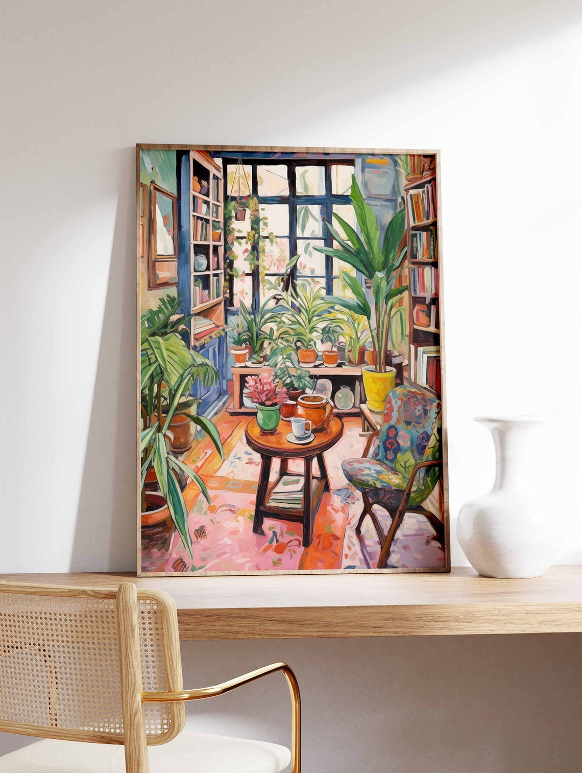 Kna Prints - 1 Pc Poster Vintage Library , Book Shop Print, Book Lovers ...