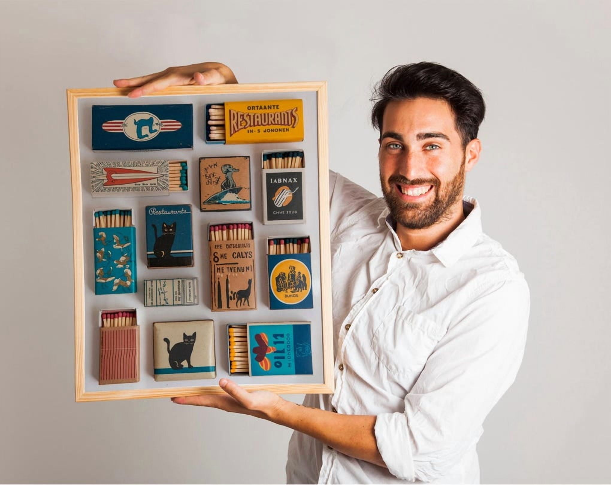 Kna Prints - 1 Pc Poster Vintage Matchbook Pink , Playful Girly Bedroom ...