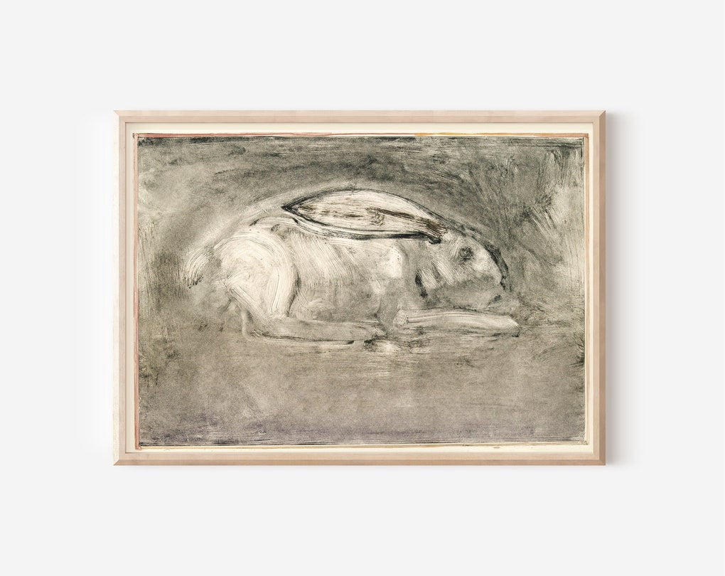 Kna Prints - 1 Pc Poster Vintage Rabbit Wall Decor Antique Bny Print ...