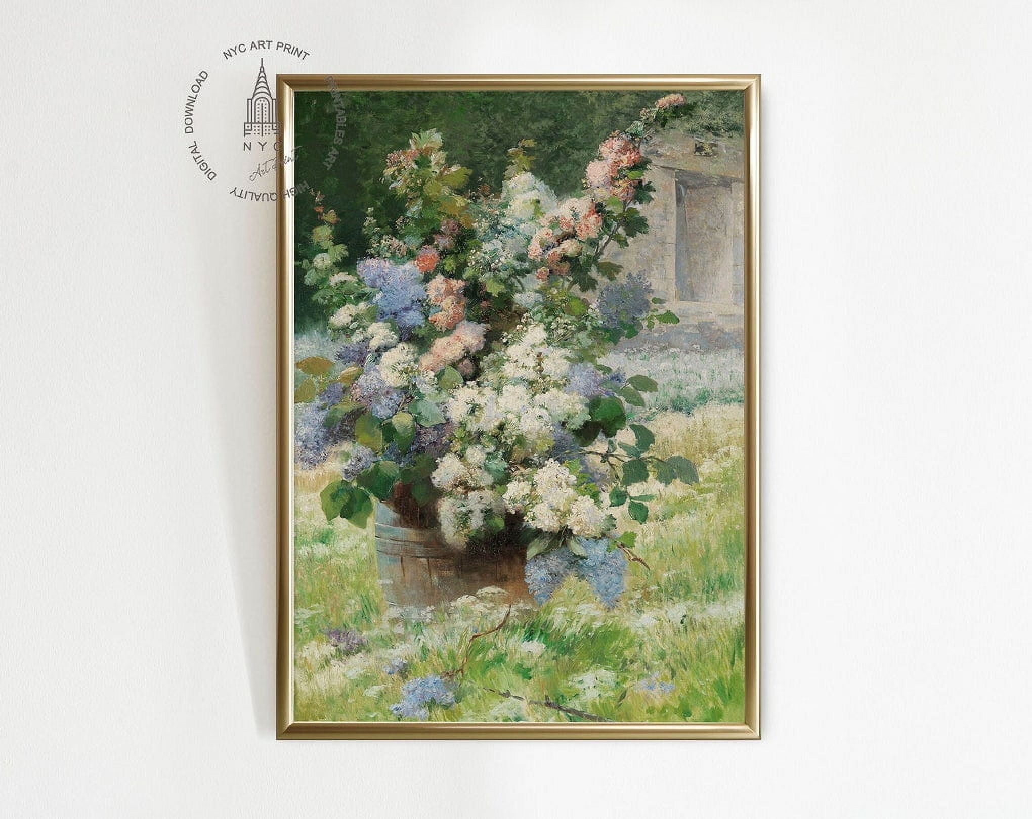 Kna Prints - 1 Pc Poster Vintage Spring Prints, Lilac Branches And ...