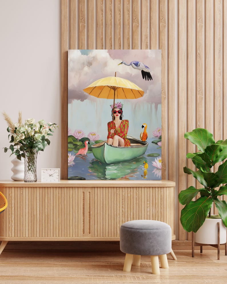 Kna Prints - 1 Pc Poster Vintage Wildflower Botanical Print Rustic Floral Wall Art Neutral ...