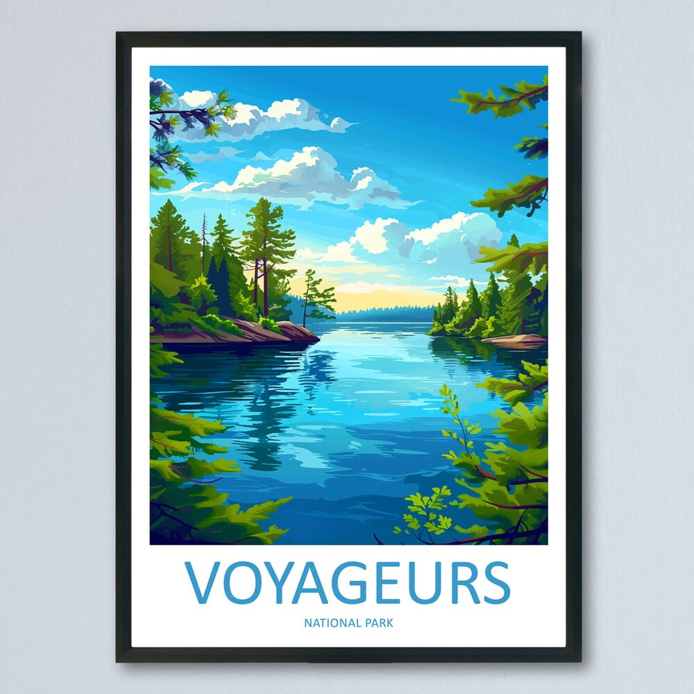 Kna Prints - 1 Pc Poster Voyageurs National Park Travel Wall Art Voyageurs National Park Wall ...