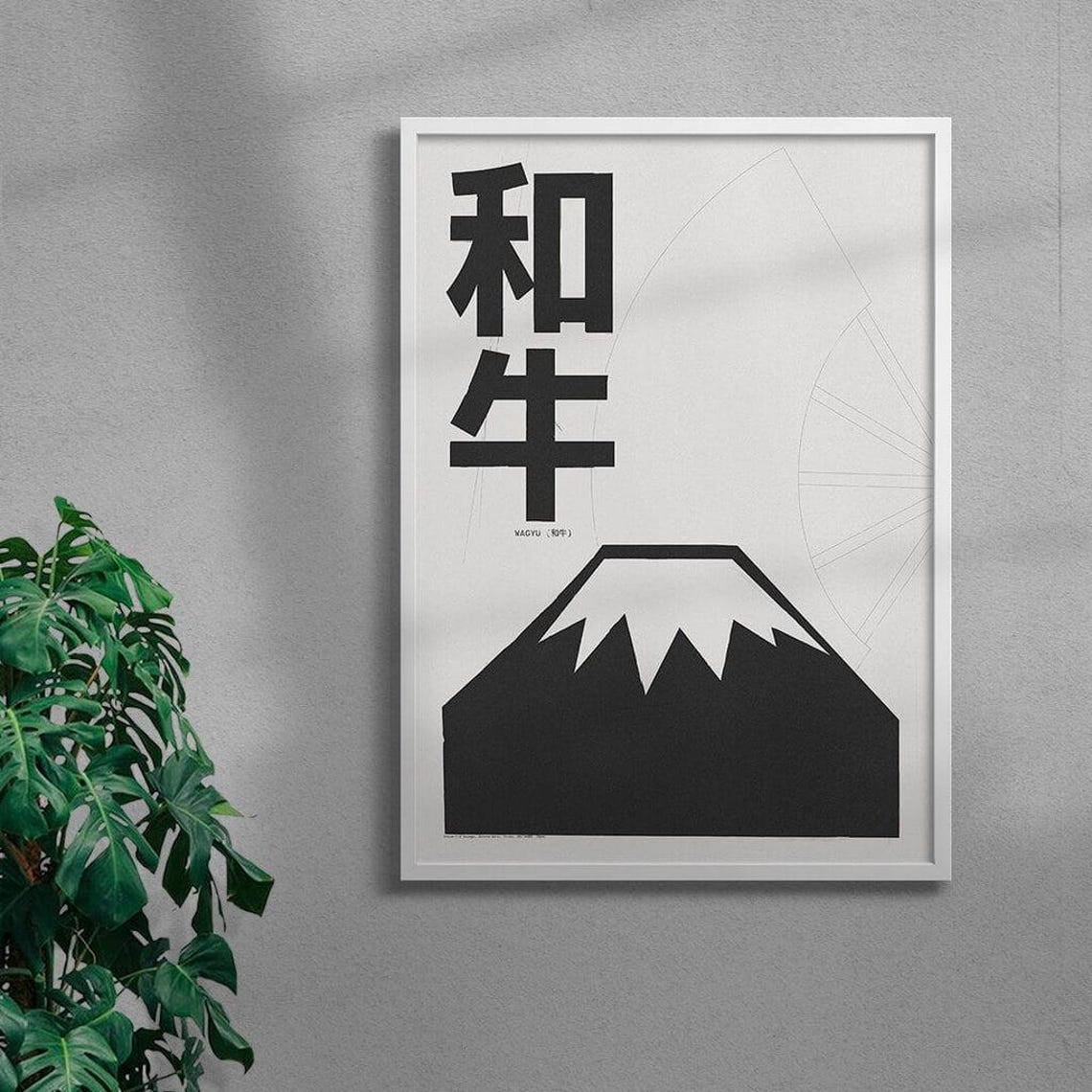 Kna Prints - 1 Pc Poster Wagyu Aesthetic Wall Art Print Minimalist For ...