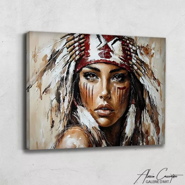 Kna Prints - 1 Pc Poster Warrior Indian Art Prints Tribal Wall Art ...