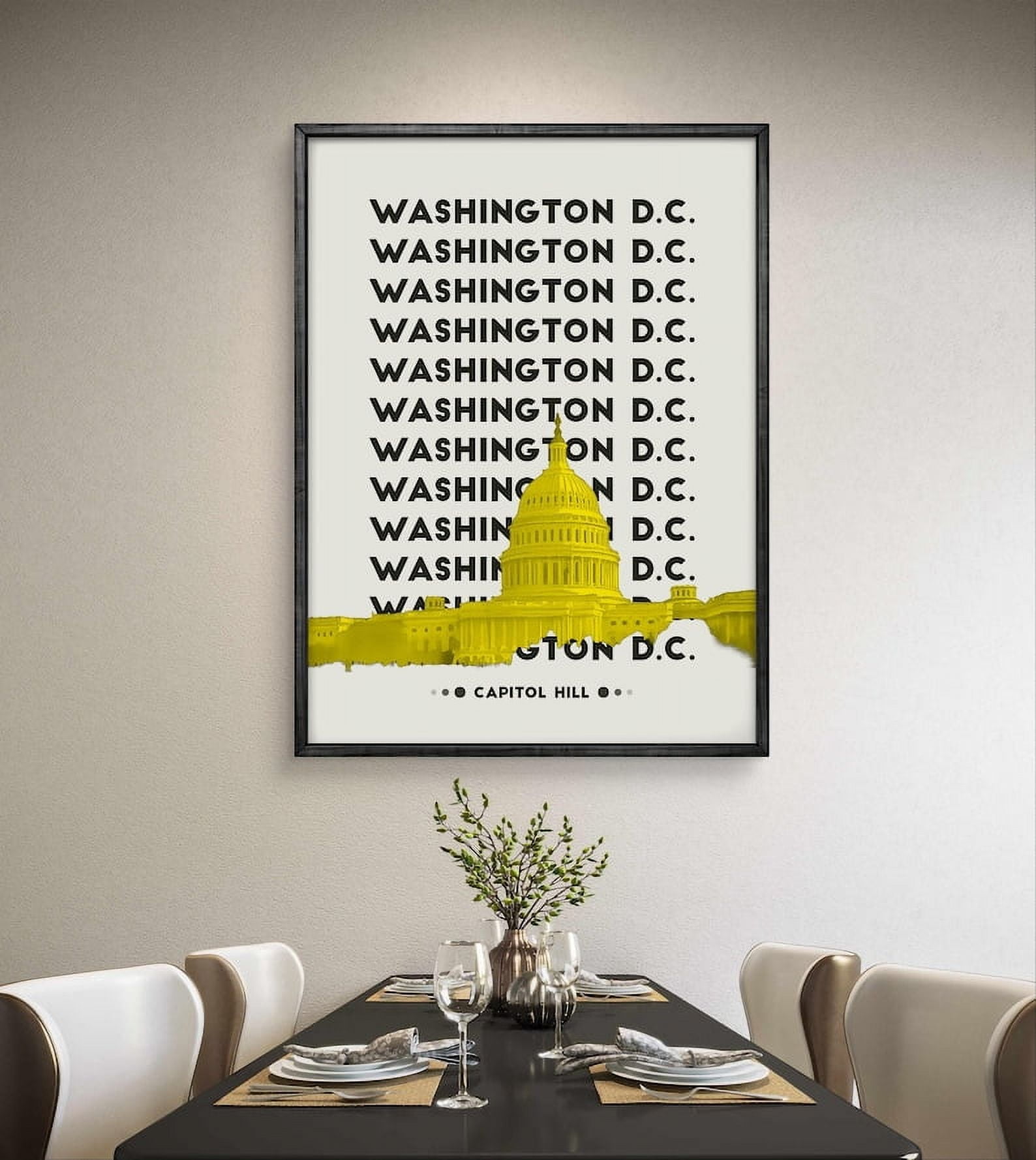 Kna Prints - 1 Pc Poster Washington Dc , Capitol Hill Print, Usa Wall Art, Downloadable , Travel ...