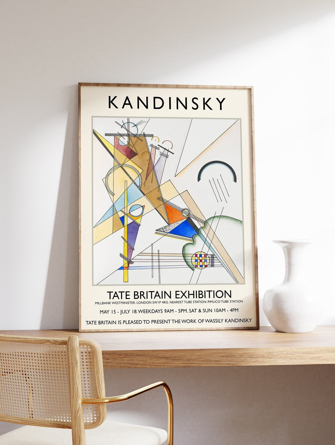 Kna Prints - 1 Pc Poster Wassily Kandinsky Exhibition , Gewebe, Wassily ...