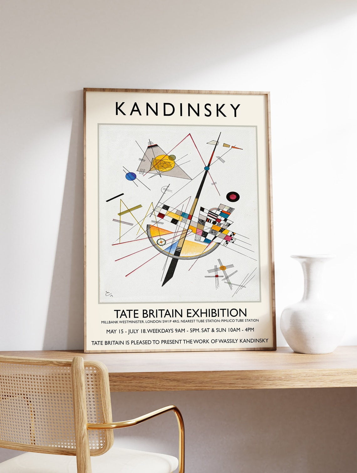 Kna Prints - 1 Pc Poster Wassily Kandinsky Exhibition , Kandinsky Print ...