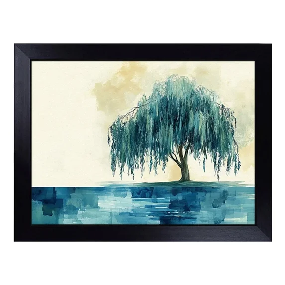 Kna Prints - 1 Pc Poster Weeping Willow Portrait Tree, UNFRAMED-12x18 ...