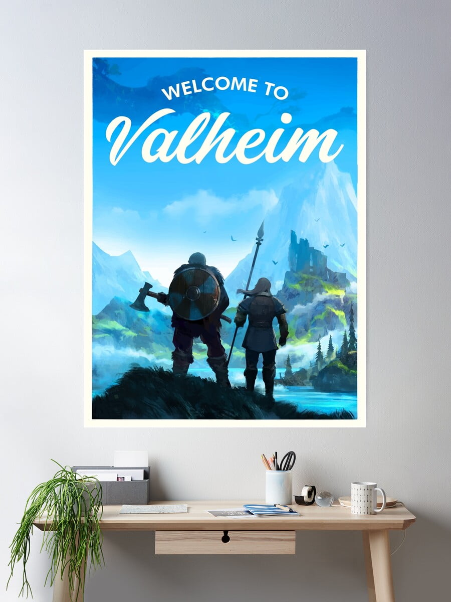 Kna Prints - 1 Pc Poster Welcome To Valheim, UNFRAMED-12x18 - Walmart.com