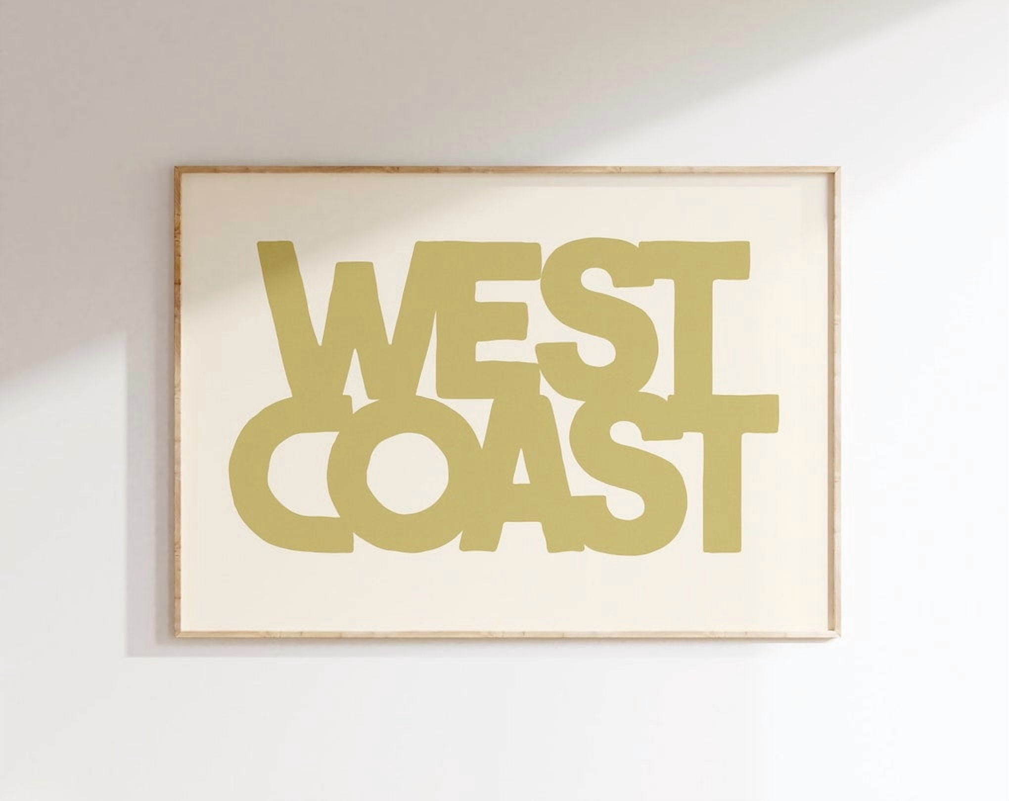 Kna Prints - 1 Pc Poster West Coast Print Coastal Cowgirl Decor Coastal ...