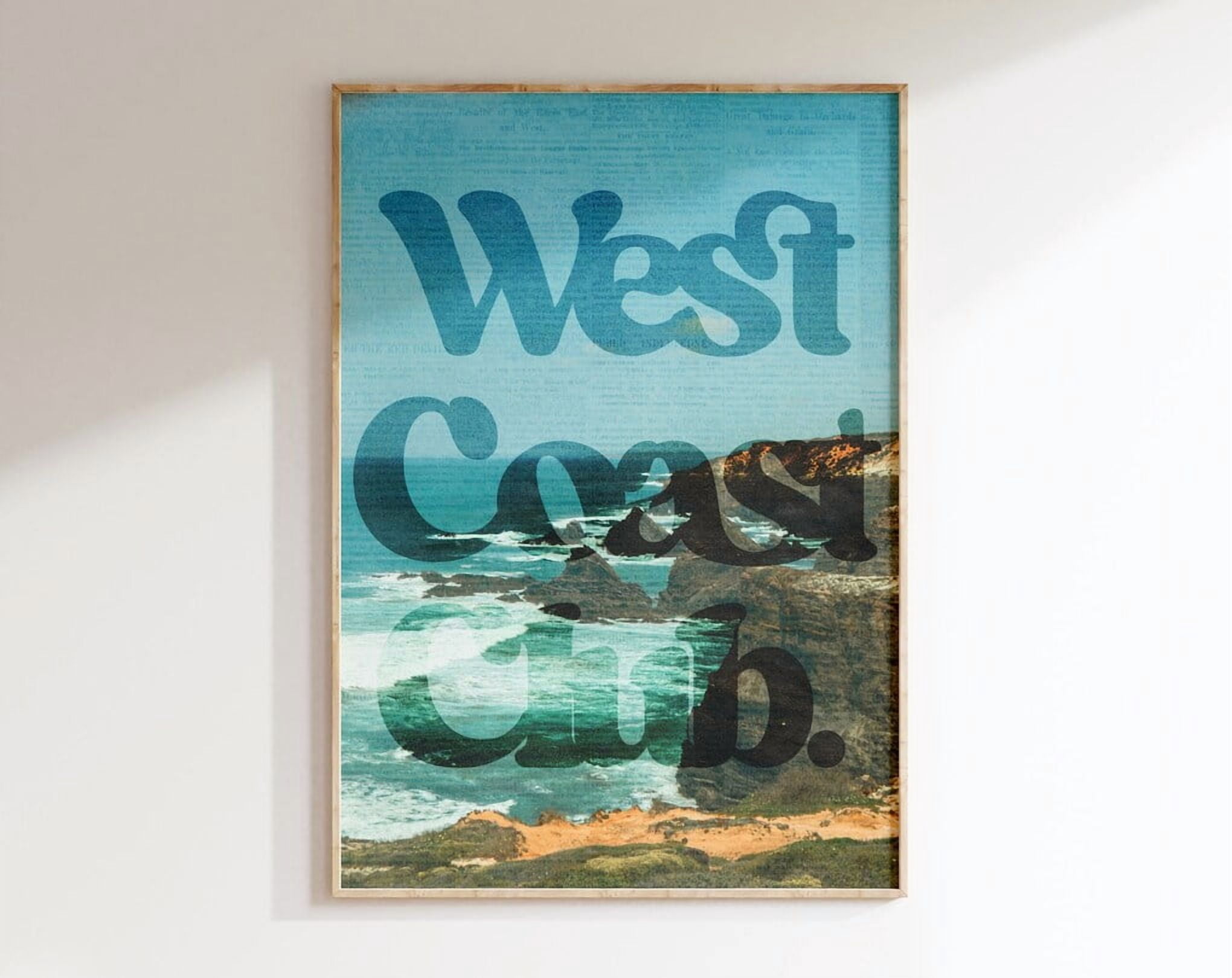 Kna Prints - 1 Pc Poster West Coast Print Coastal Cowgirl Decor Coastal ...