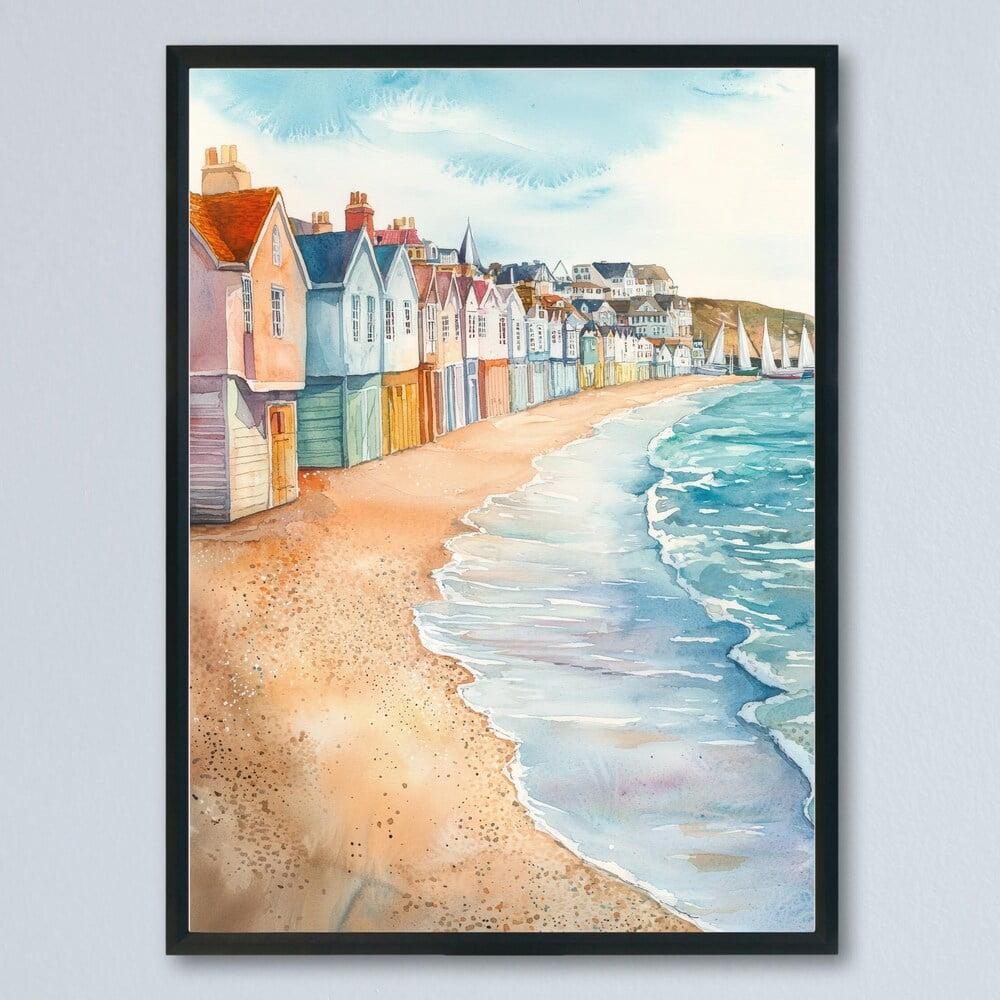 Kna Prints - 1 Pc Poster Weymouth Watercolor Poster Weymouth Travel ...
