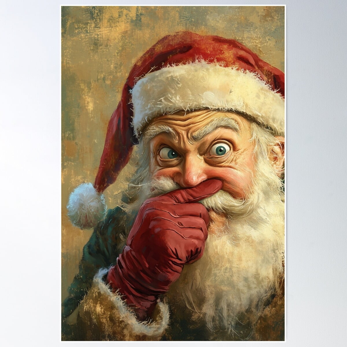 Kna Prints - 1 Pc Poster What'S That Smell, Santa?, UNFRAMED-12x18 ...