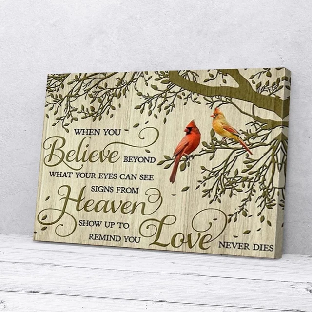 Kna Prints - 1 Pc Poster When You Believe Cardinal Poster, Wall Art ...