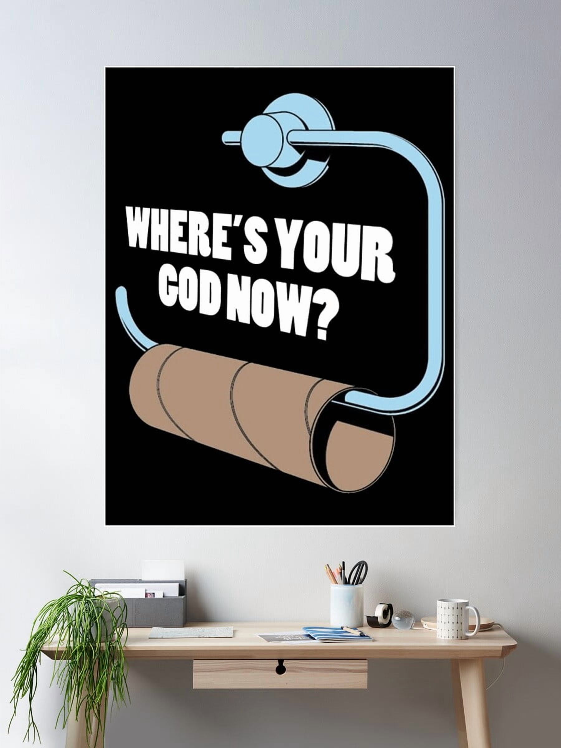 Kna Prints - 1 Pc Poster Where Is Your God Now, UNFRAMED-16x24 ...