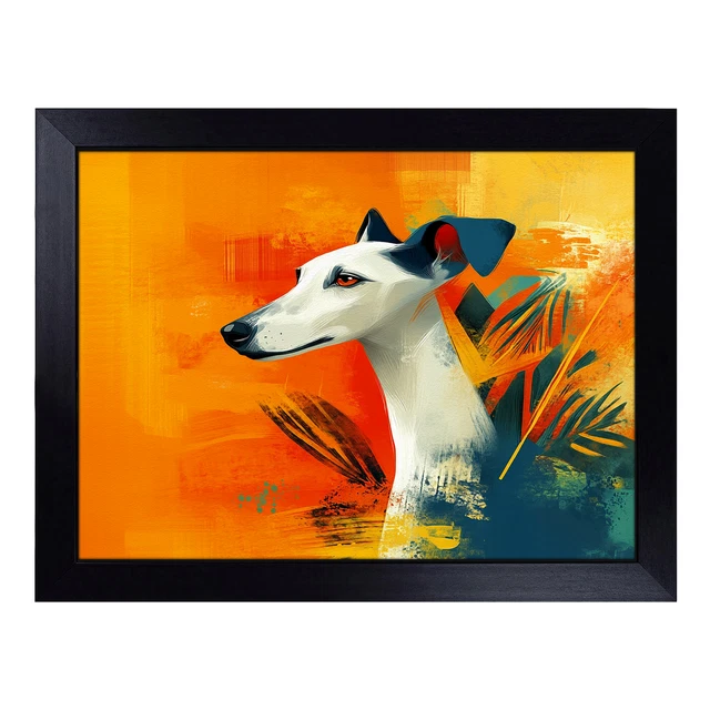 Kna Prints - 1 Pc Poster Whippet Dog Illustrated, UNFRAMED-8x12 ...