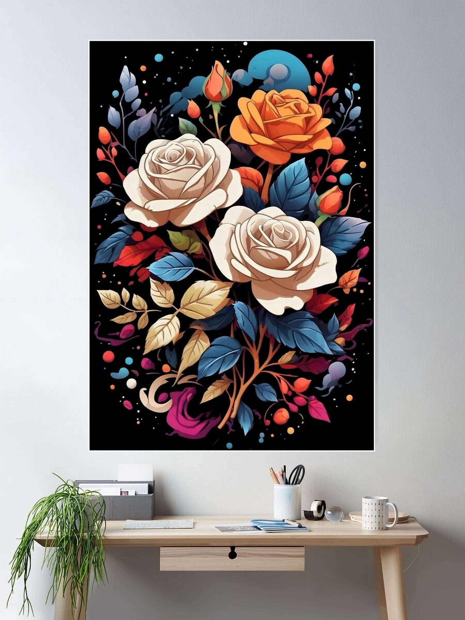 Kna Prints - 1 Pc Poster Whispers Of Bloom, UNFRAMED-16x24 - Walmart.com