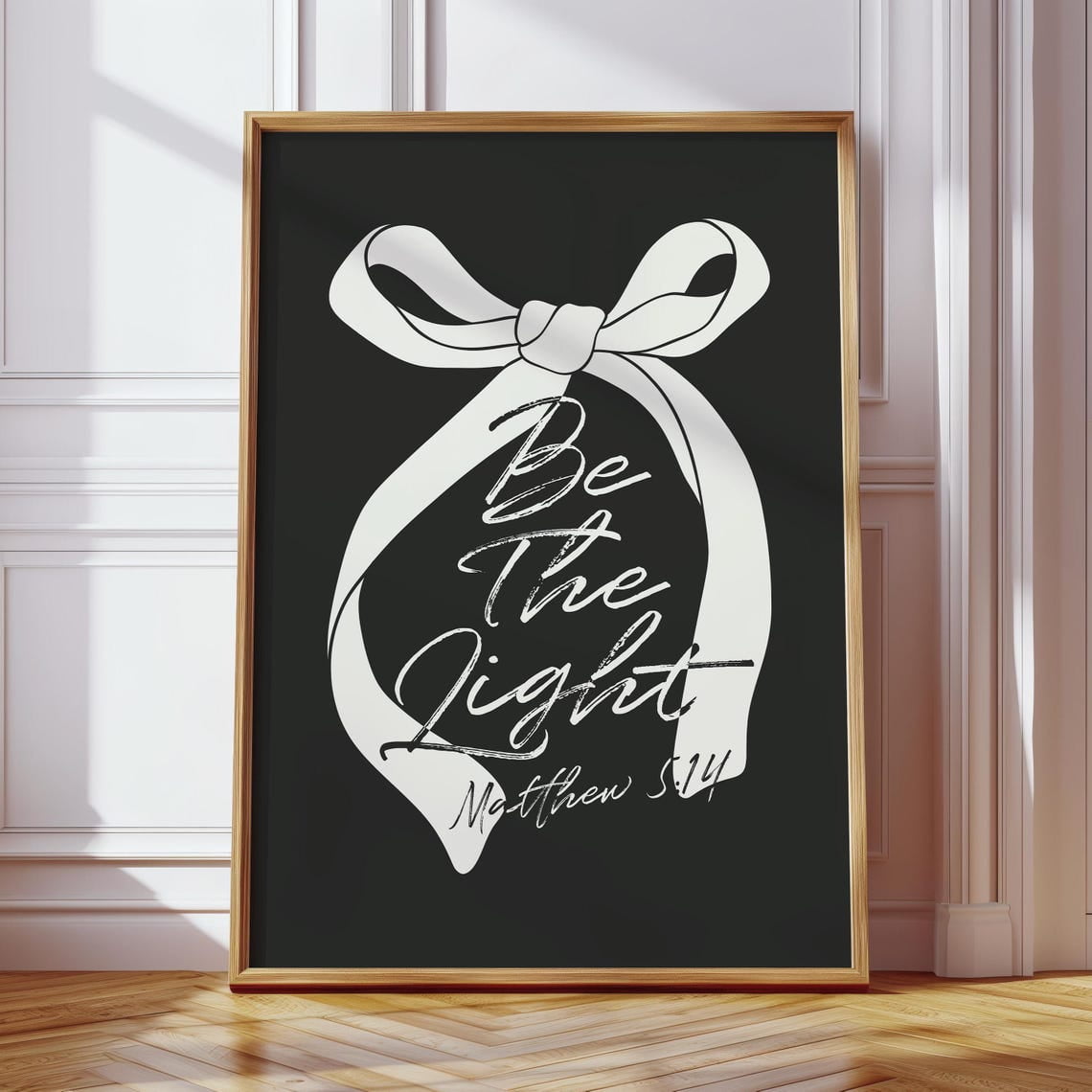 Kna Prints - 1 Pc Poster White Bow Print, Preppy Wall Art Coquette Room ...