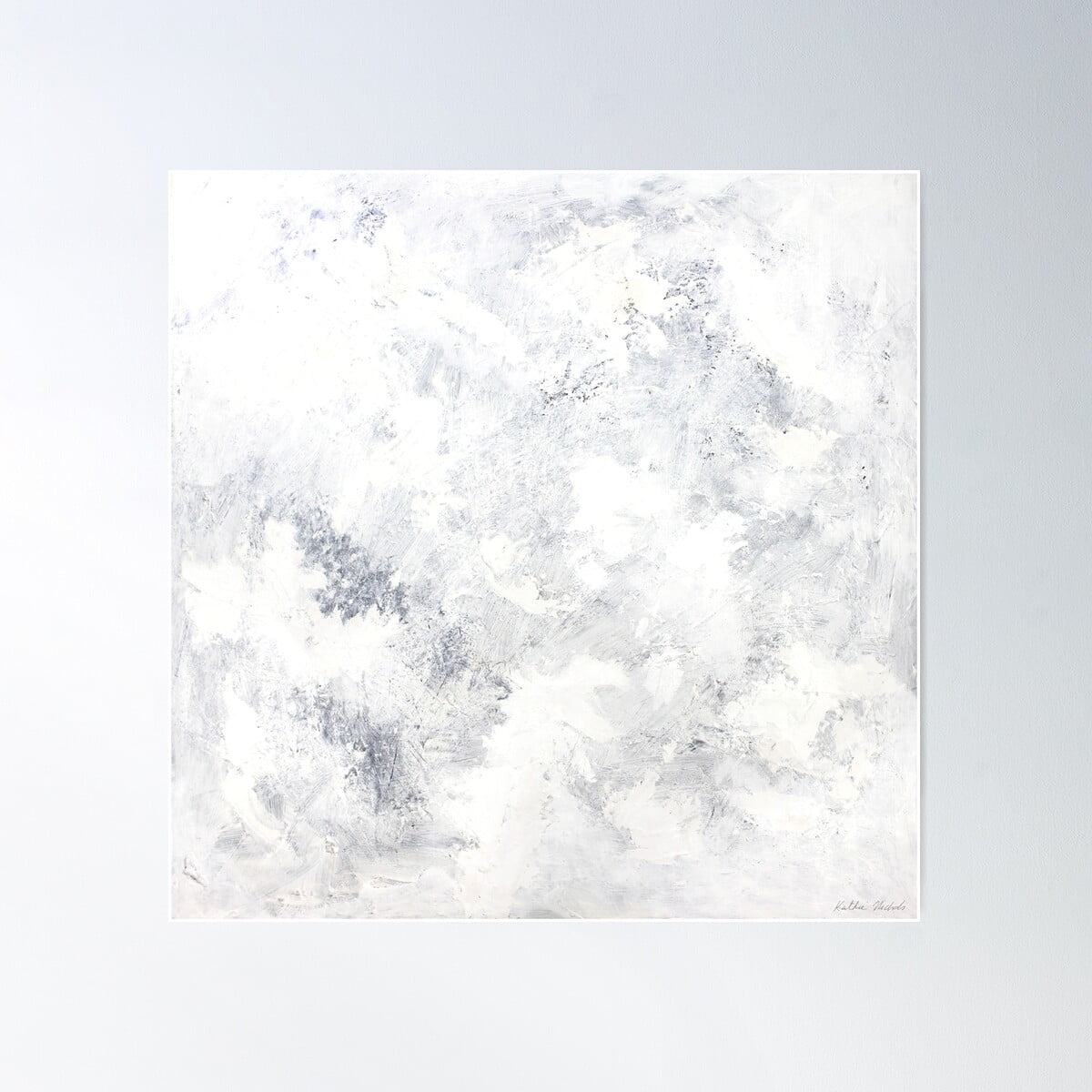 Kna Prints - 1 Pc Poster White Rabbit In A Snowstorm Wall Art, Modern ...