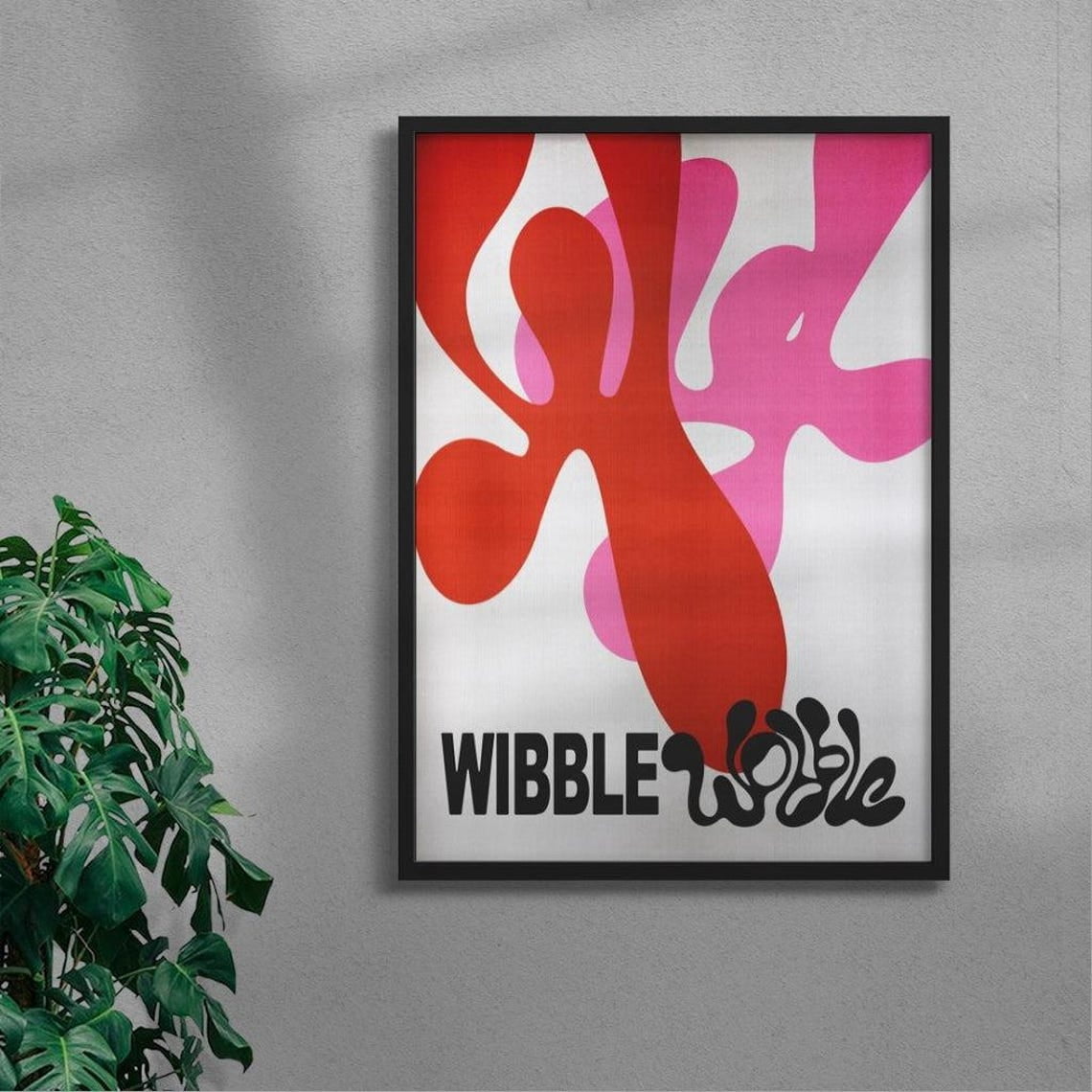 Kna Prints - 1 Pc Poster Wibble Wobble Aesthetic Wall Art Print ...