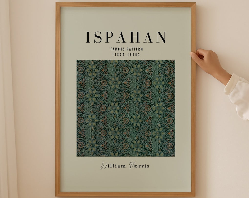 Kna Prints - 1 Pc Poster William Morris Prints Rare Find: Vintage Green ...