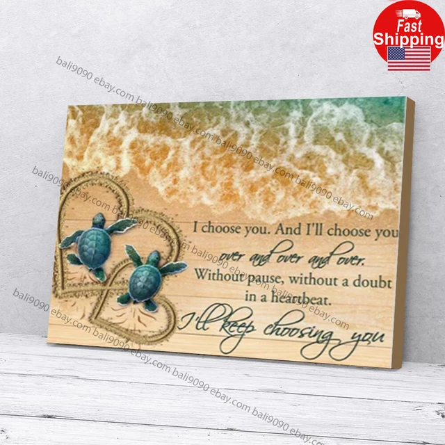 Kna Prints - 1 Pc Poster Without Pause I'Ll Keep Choosing You Couple ...