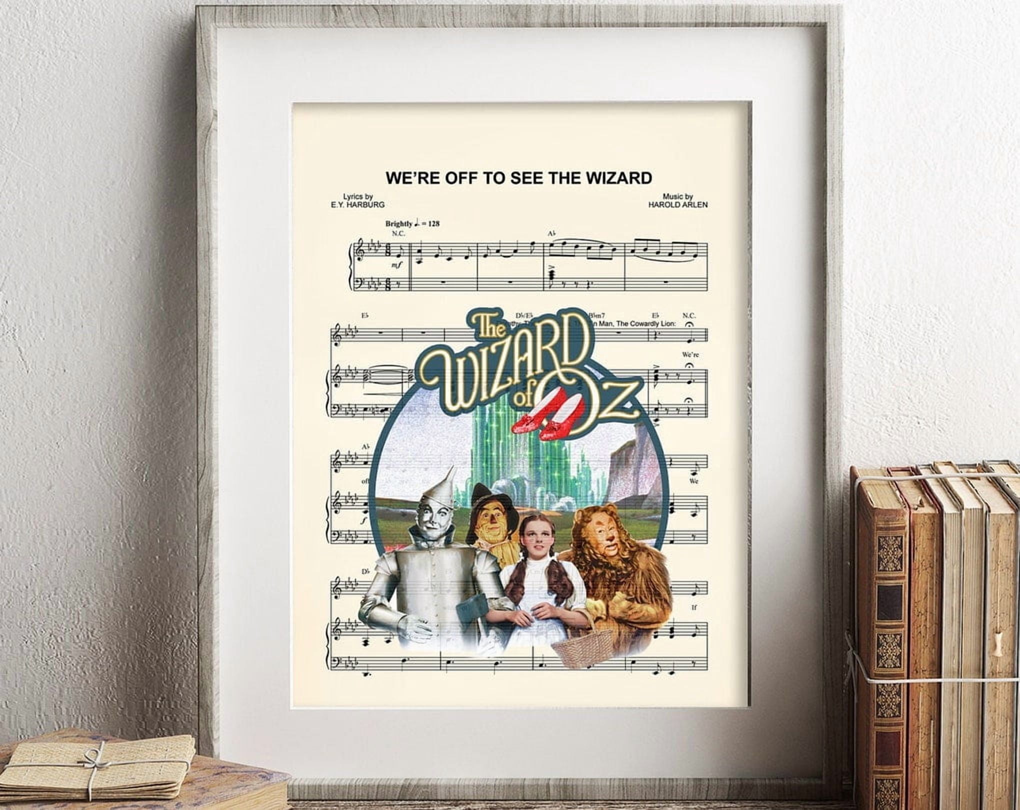 Kna Prints - 1 Pc Poster Wizard Of Oz Weâ€™Re Off To See The Wizard ...