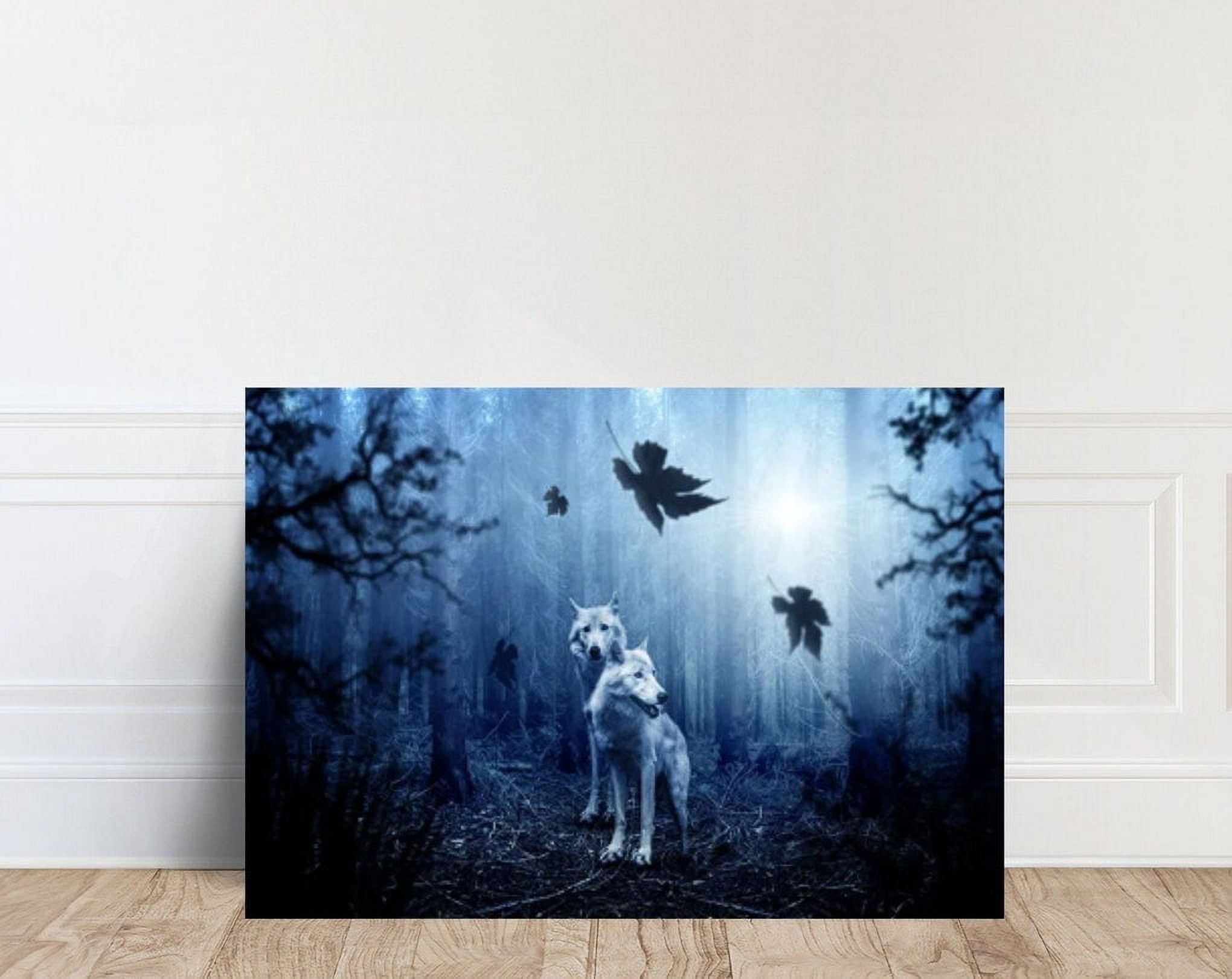 Kna Prints - 1 Pc Poster Wolf Pack Print On In The Jgle, Home Decor ...