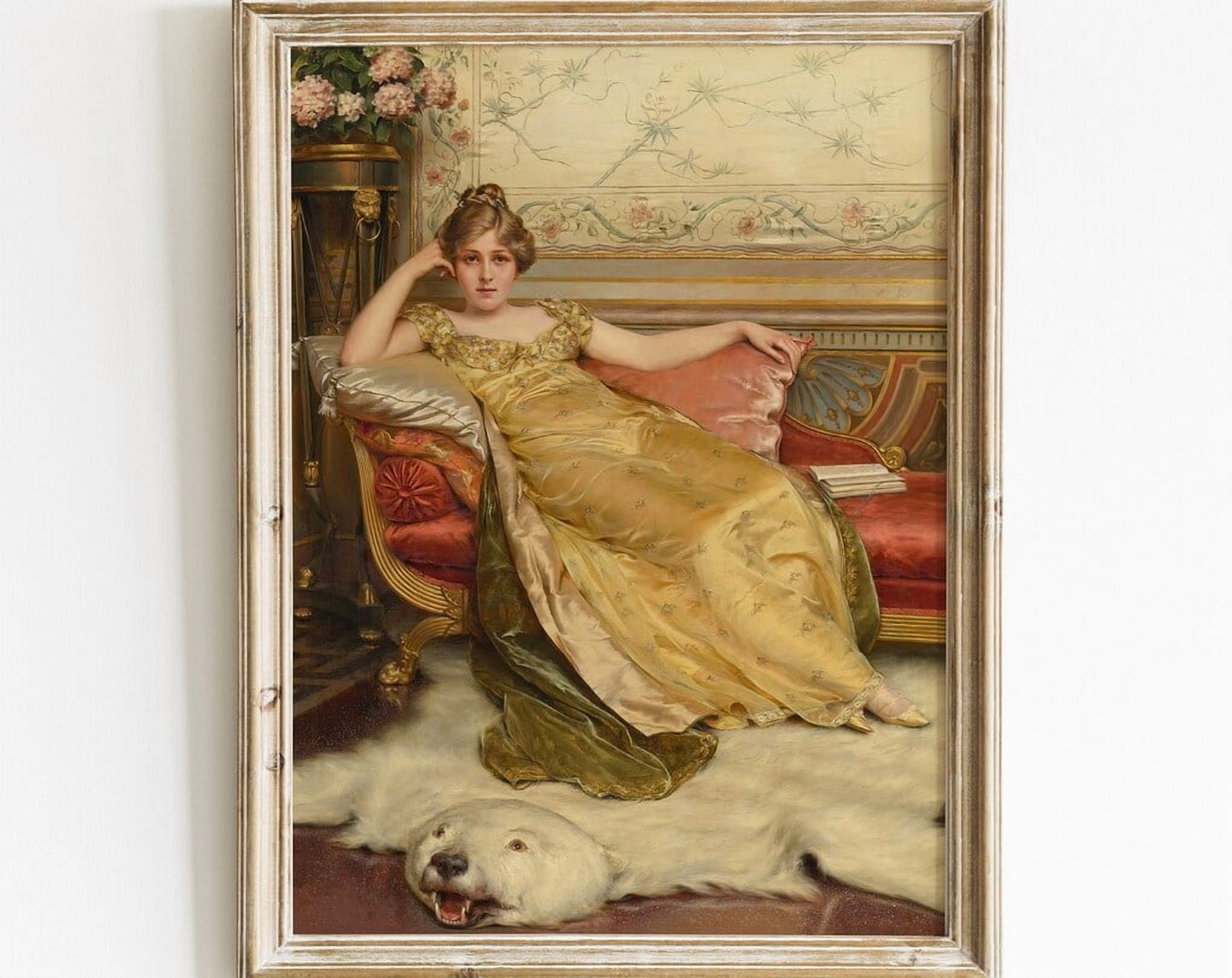 Kna Prints - 1 Pc Poster Woman Portrait Vintage Wall Art Victorian ...