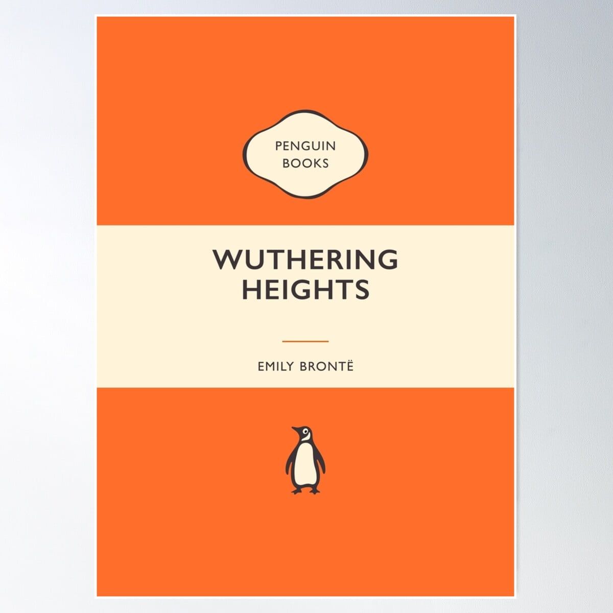 Kna Prints - 1 Pc Poster Wuthering Heights Emily Bronte Penguin Book ...