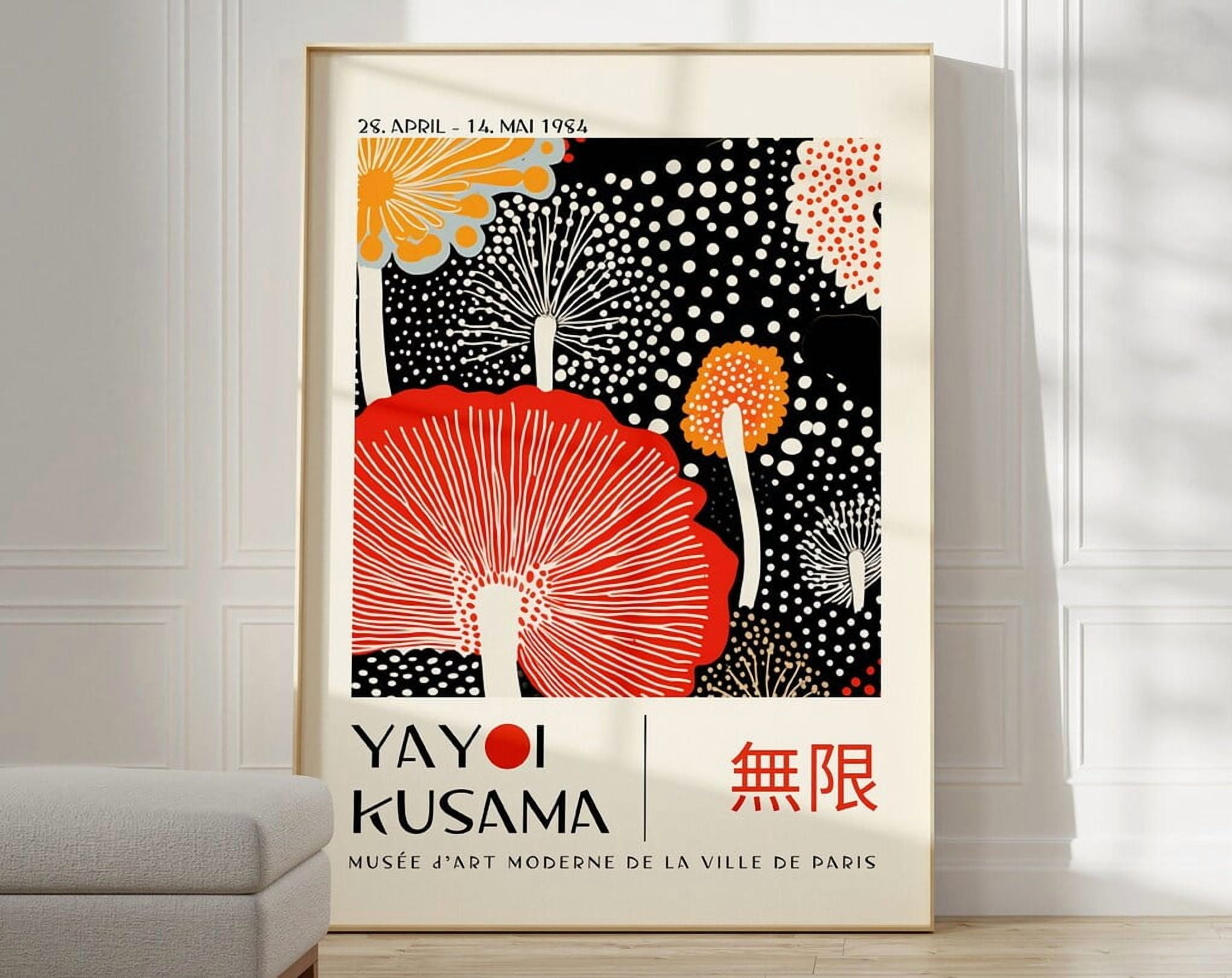 Kna Prints - 1 Pc Poster Yayoi Kusama Print Home Wall Decor As Abstract ...