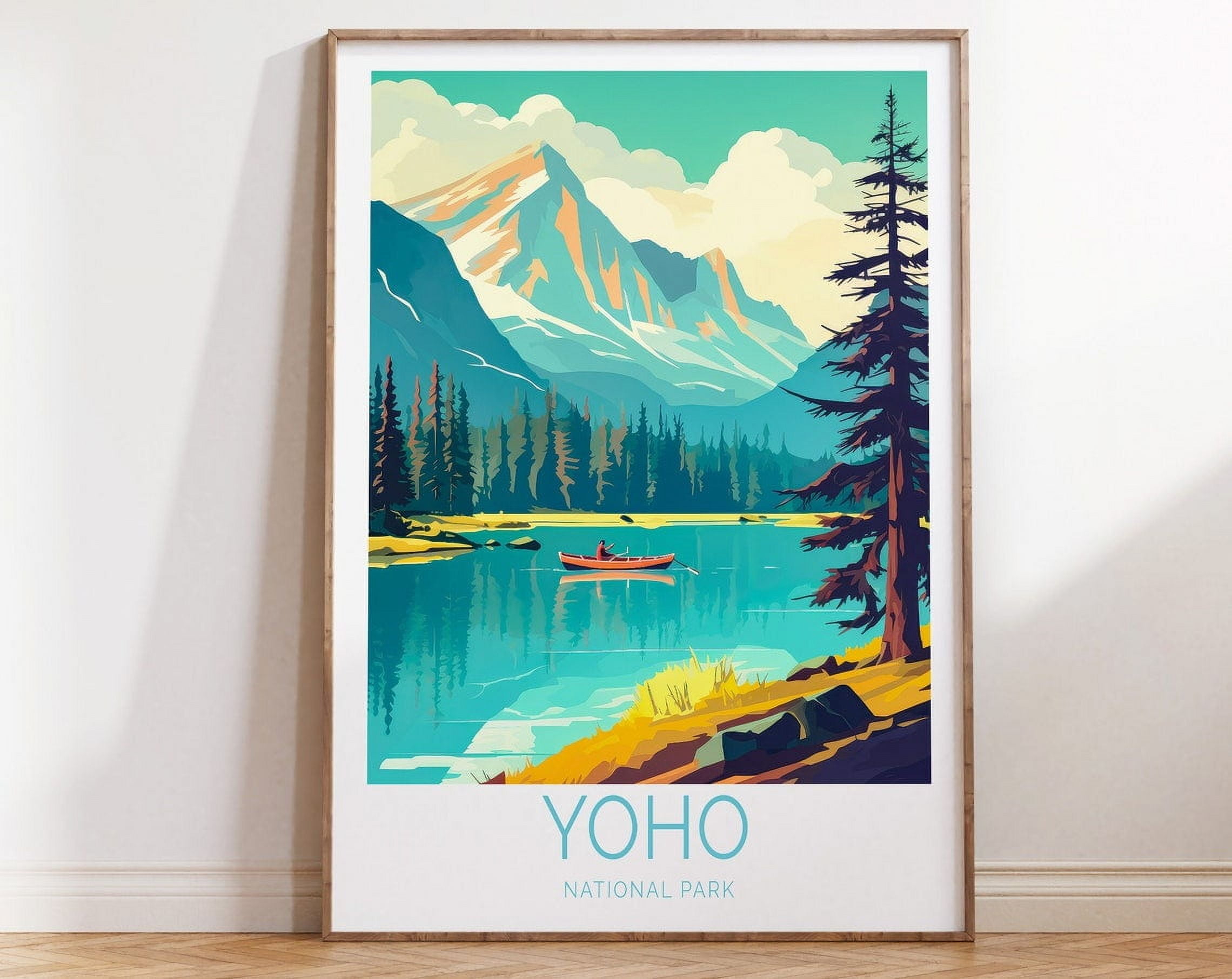 Kna Prints - 1 Pc Poster Yoho National Park Travel , Yoho Canada , Yoho ...