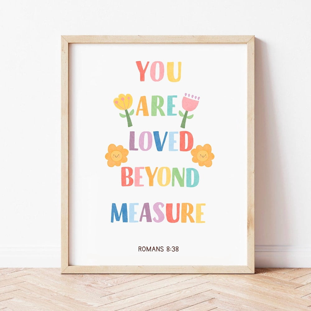 Kna Prints - 1 Pc Poster You Are Loved Beyond Measure Poster Christian ...