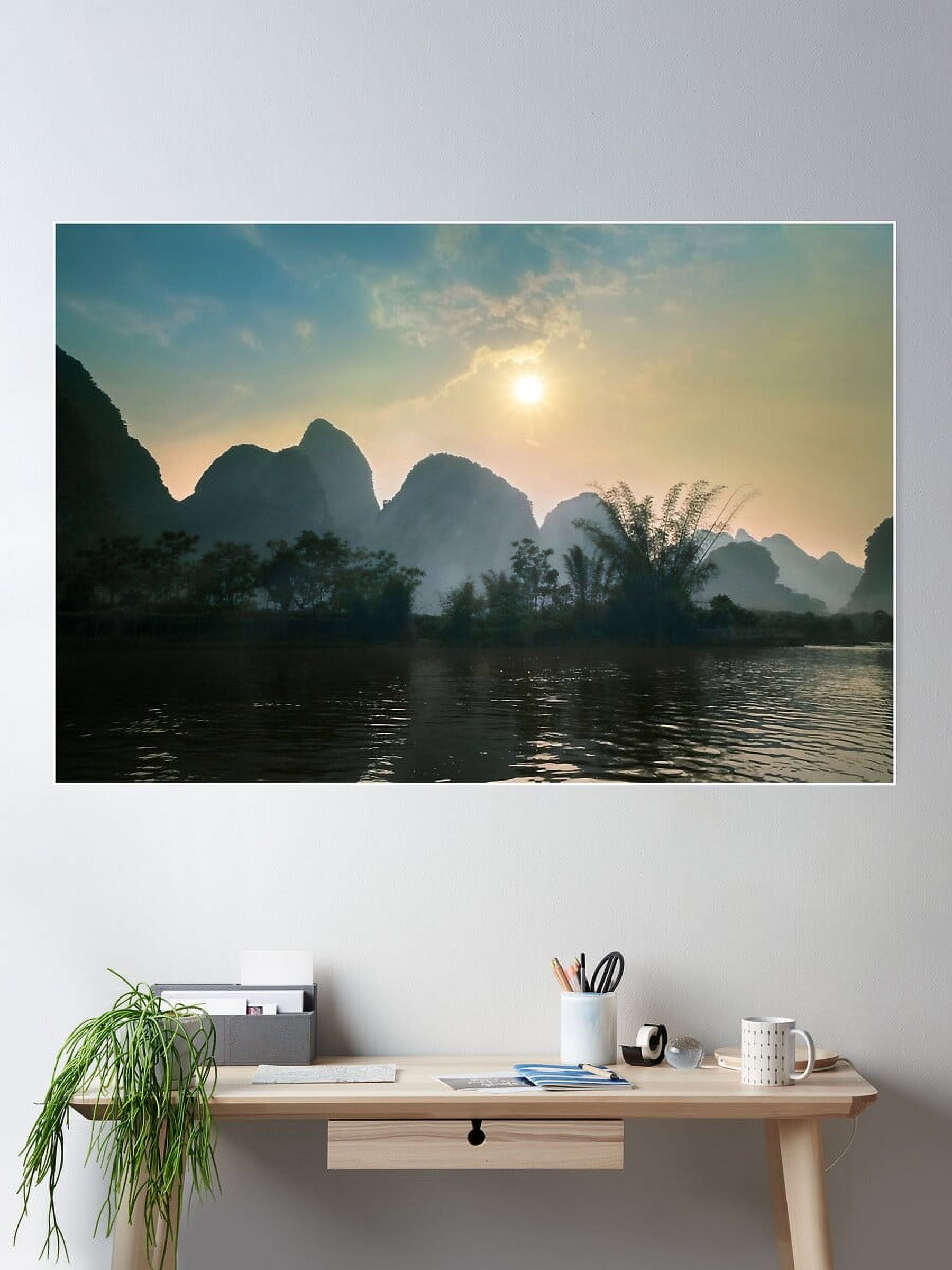 Kna Prints - 1 Pc Poster Yulong River, UNFRAMED-8x12 - Walmart.com
